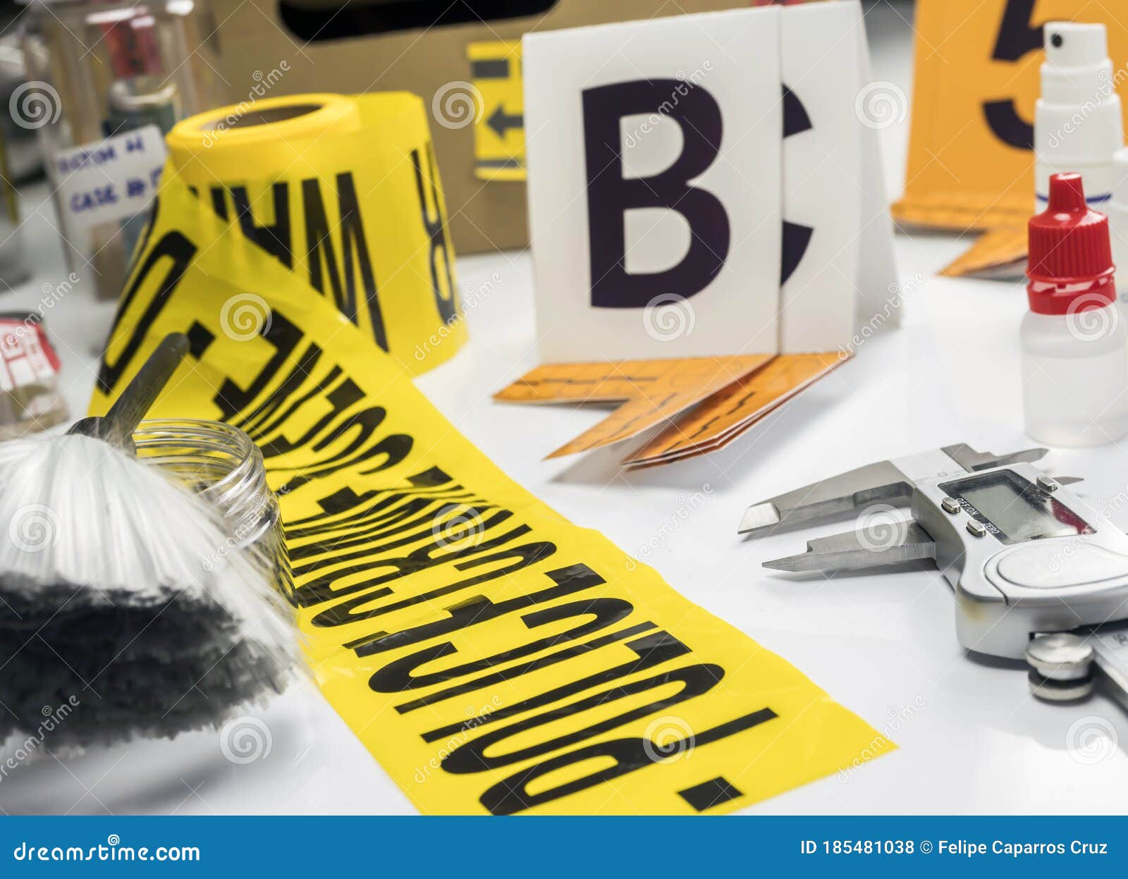 Criminalistic Lab, Victim Clock Analysis for Murder Stock Photo - Image ...