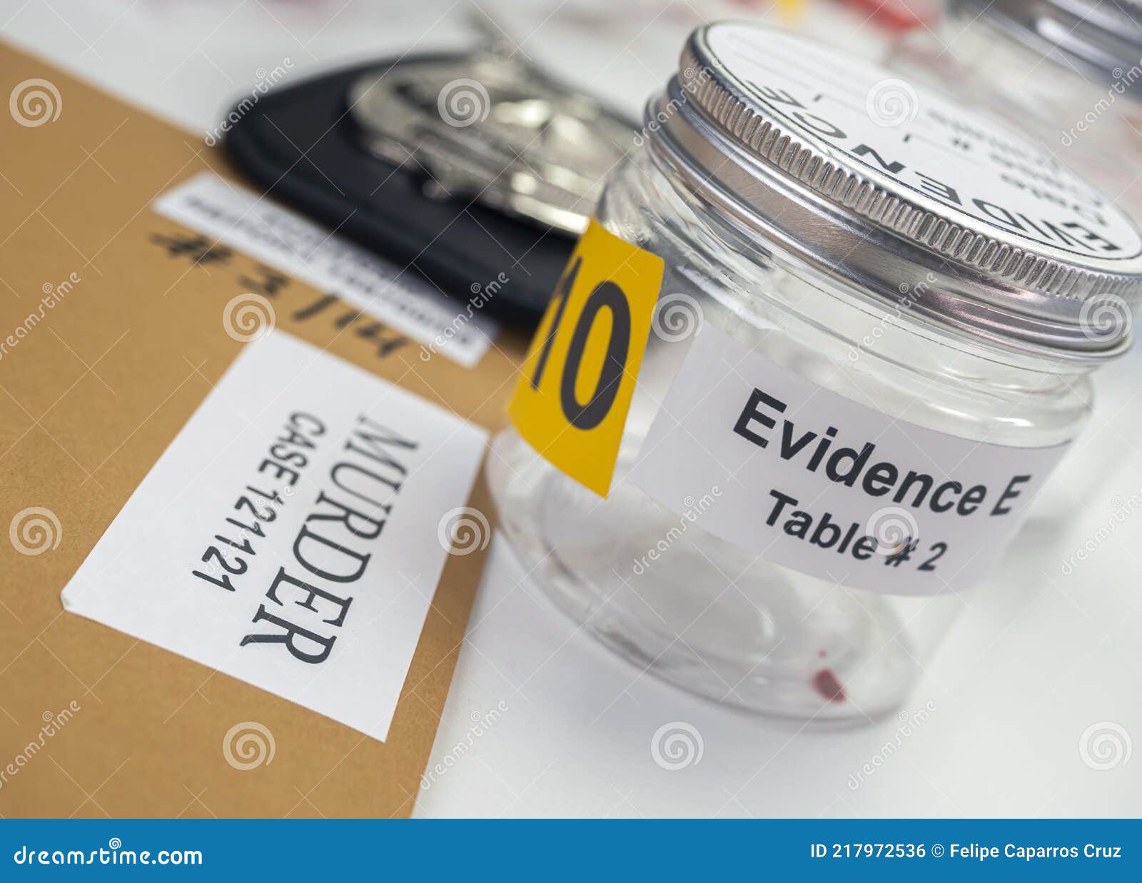 Criminalistic Lab, Victim Clock Analysis for Murder Stock Photo - Image ...