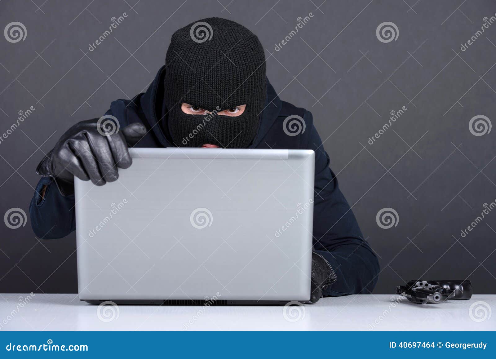 Criminality stock photo. Image of face, internet, burglar - 40697464