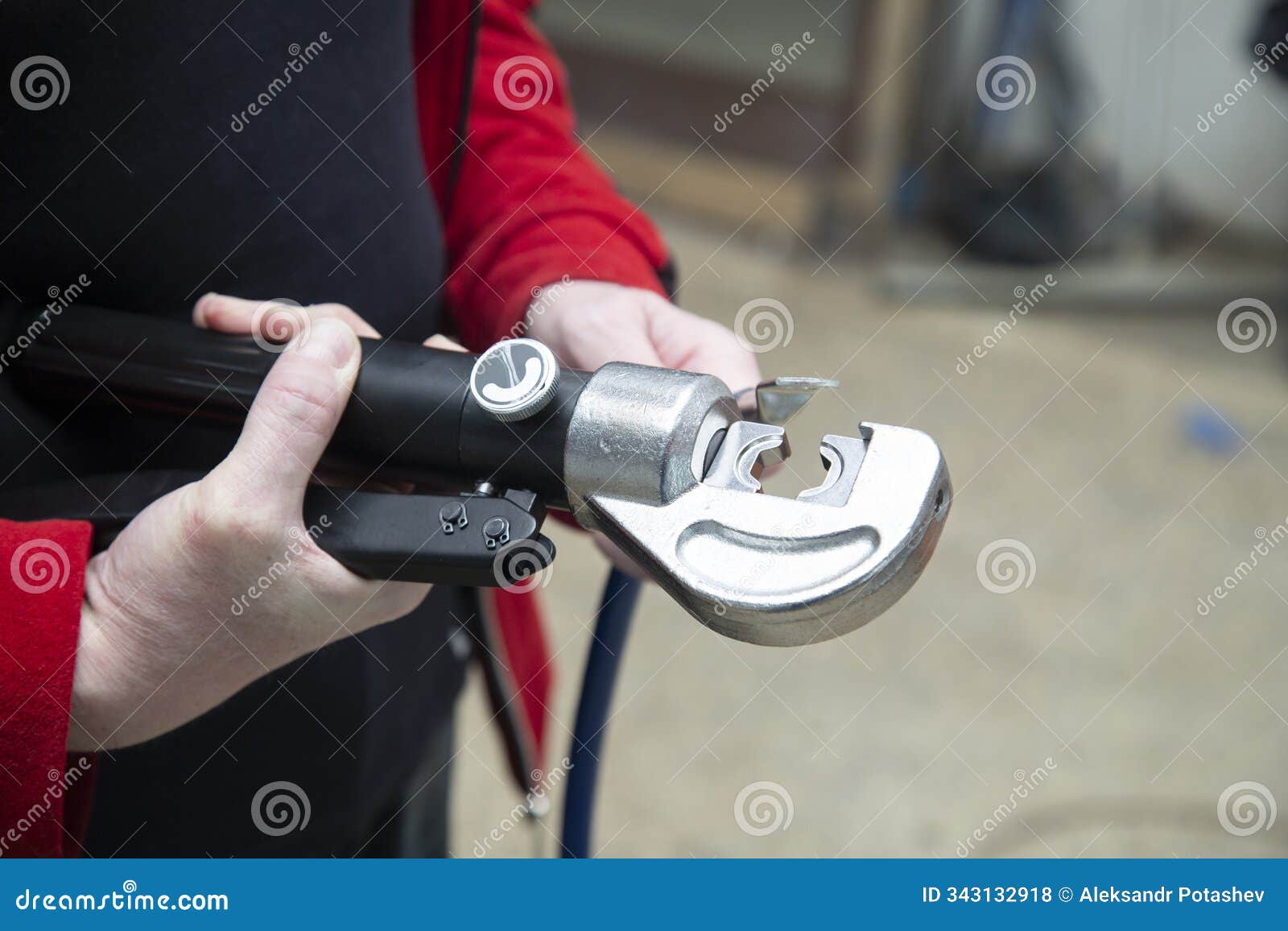 Crimper for Crimping Wires.a Professional Tool for Compressing Large ...