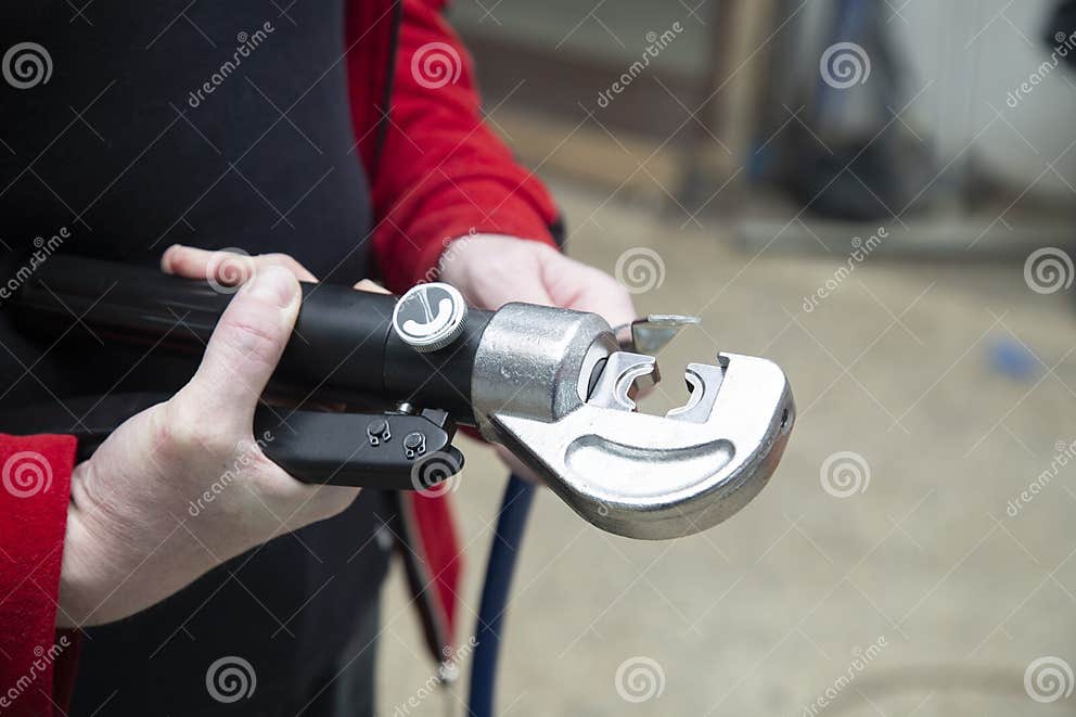 Crimper for Crimping Wires.a Professional Tool for Compressing Large ...