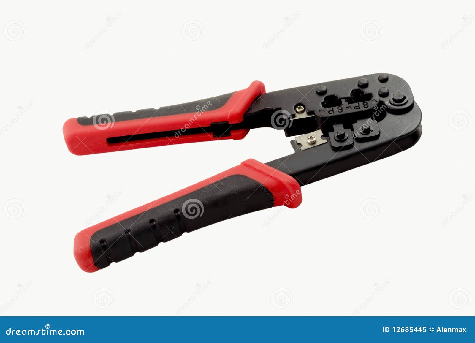 Crimping tool stock image. Image of network, stripper - 12685445