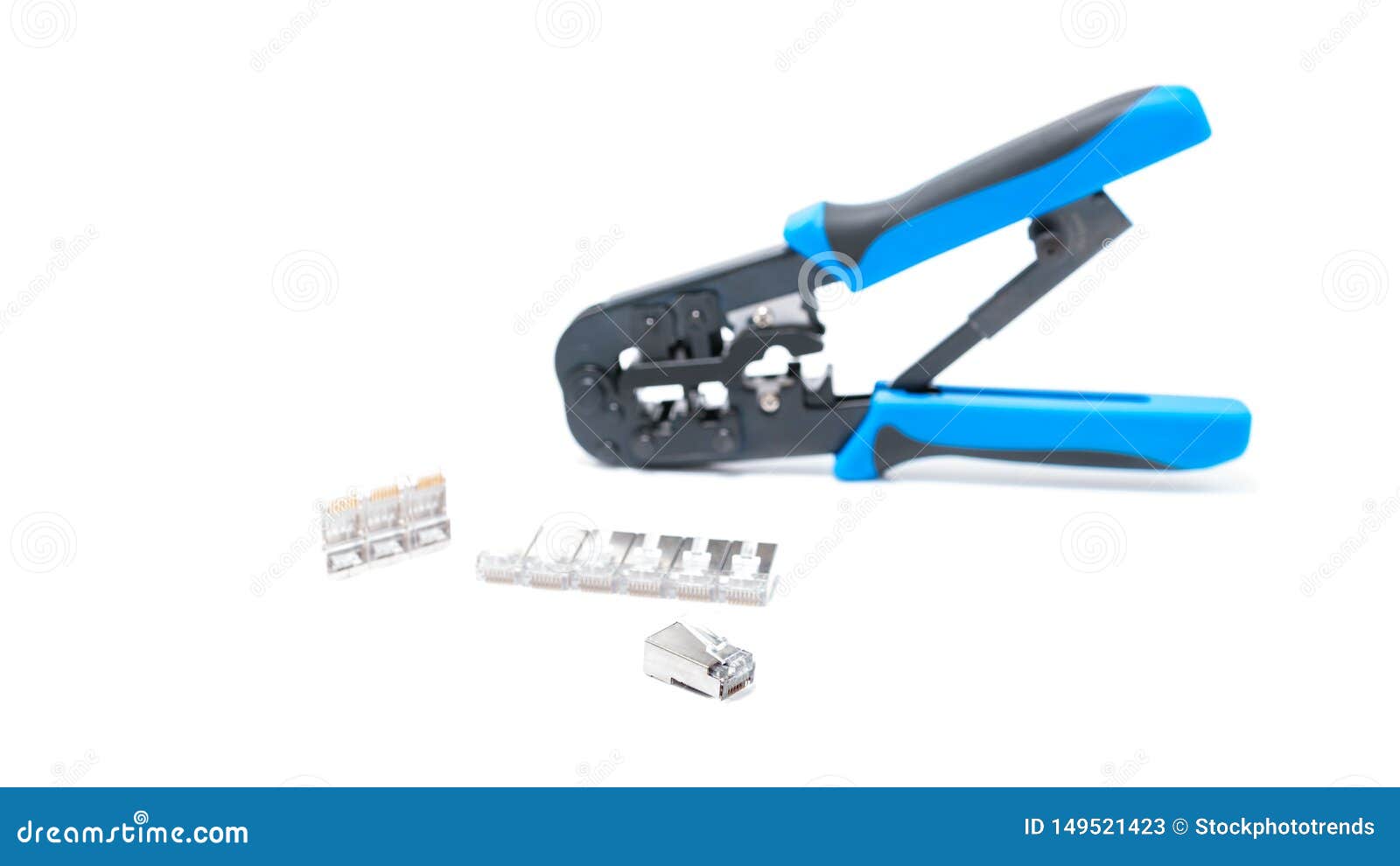 Blank RJ45 Ethernet Plugs Royalty-Free Stock Image | CartoonDealer.com ...