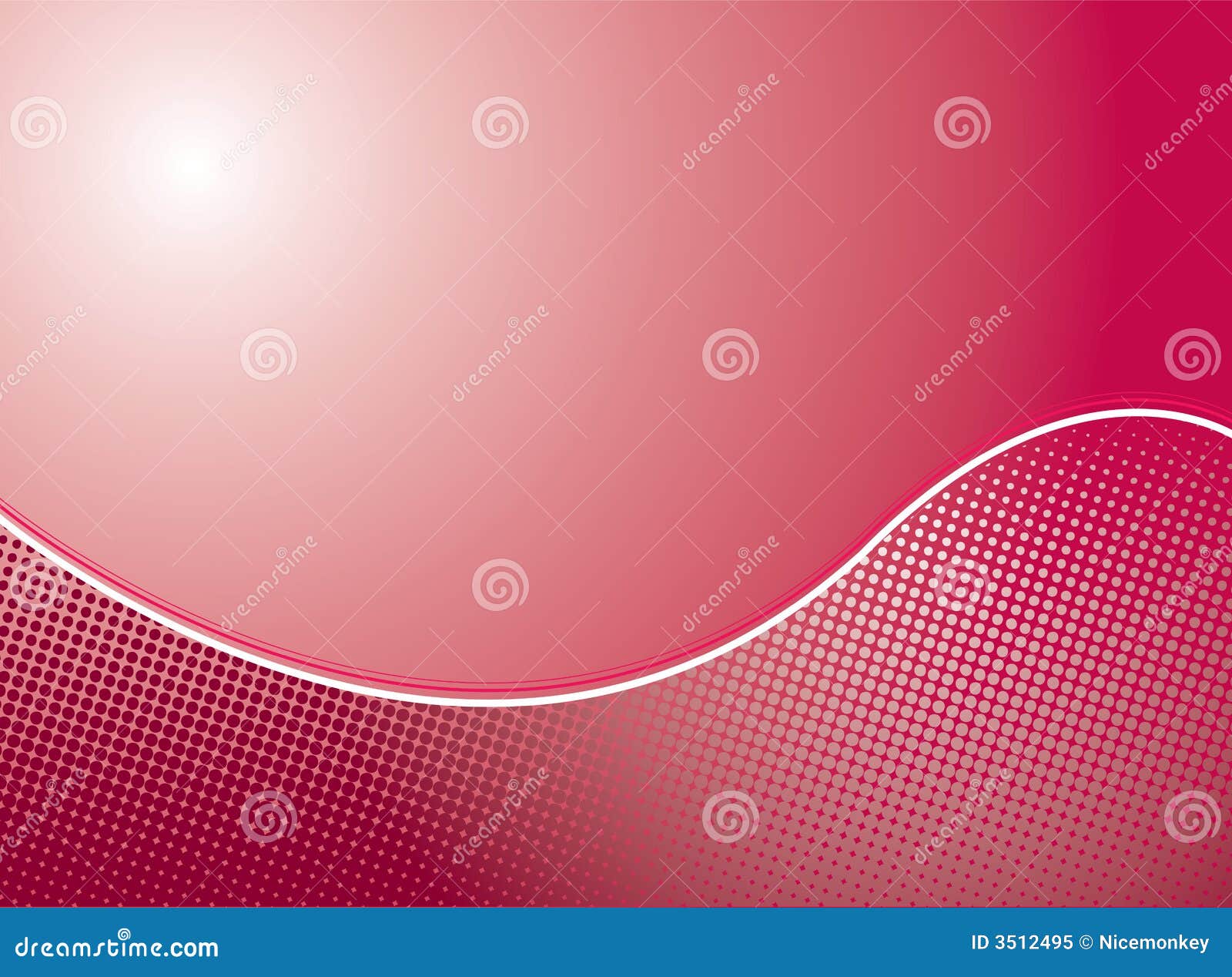 Crimson wave stock vector. Illustration of halftone, magenta - 3512495