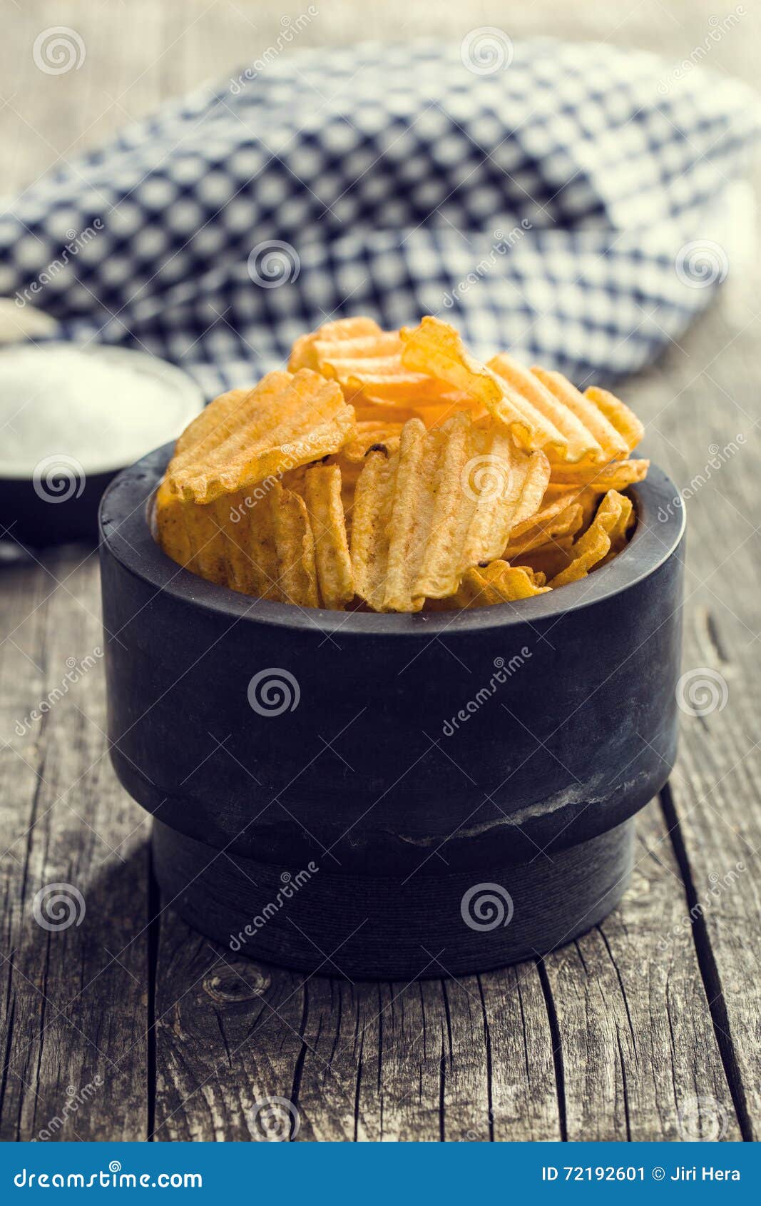 Crinkle cut potato chips. stock image. Image of chips - 72192601