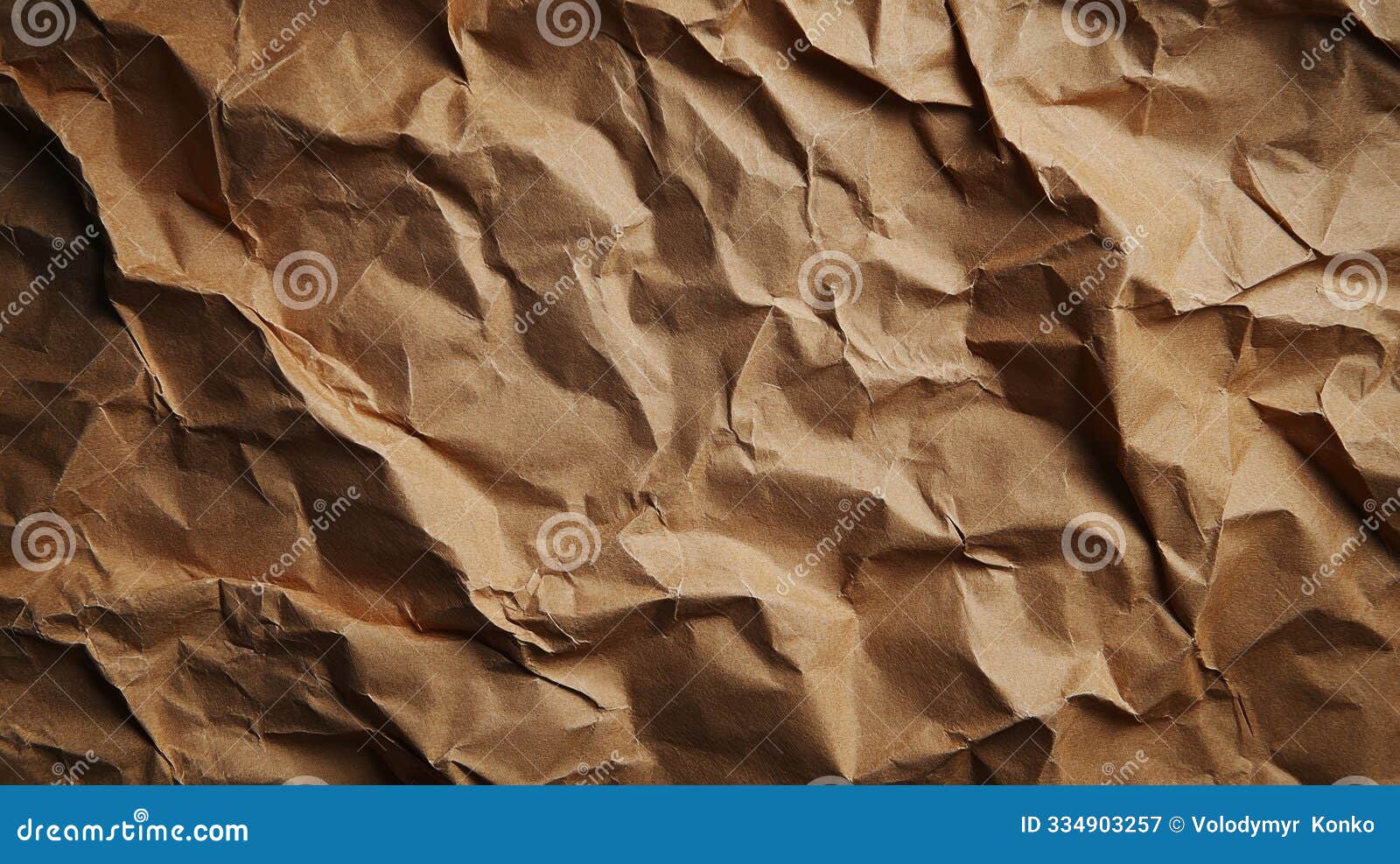 Crinkled Brown Paper Texture, Abstract Backdrop. Creative Material and ...
