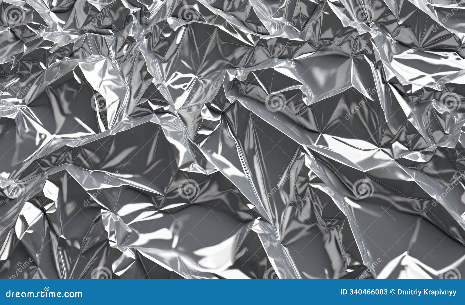 Crinkled Metallic Foil Texture Background Stock Illustration ...