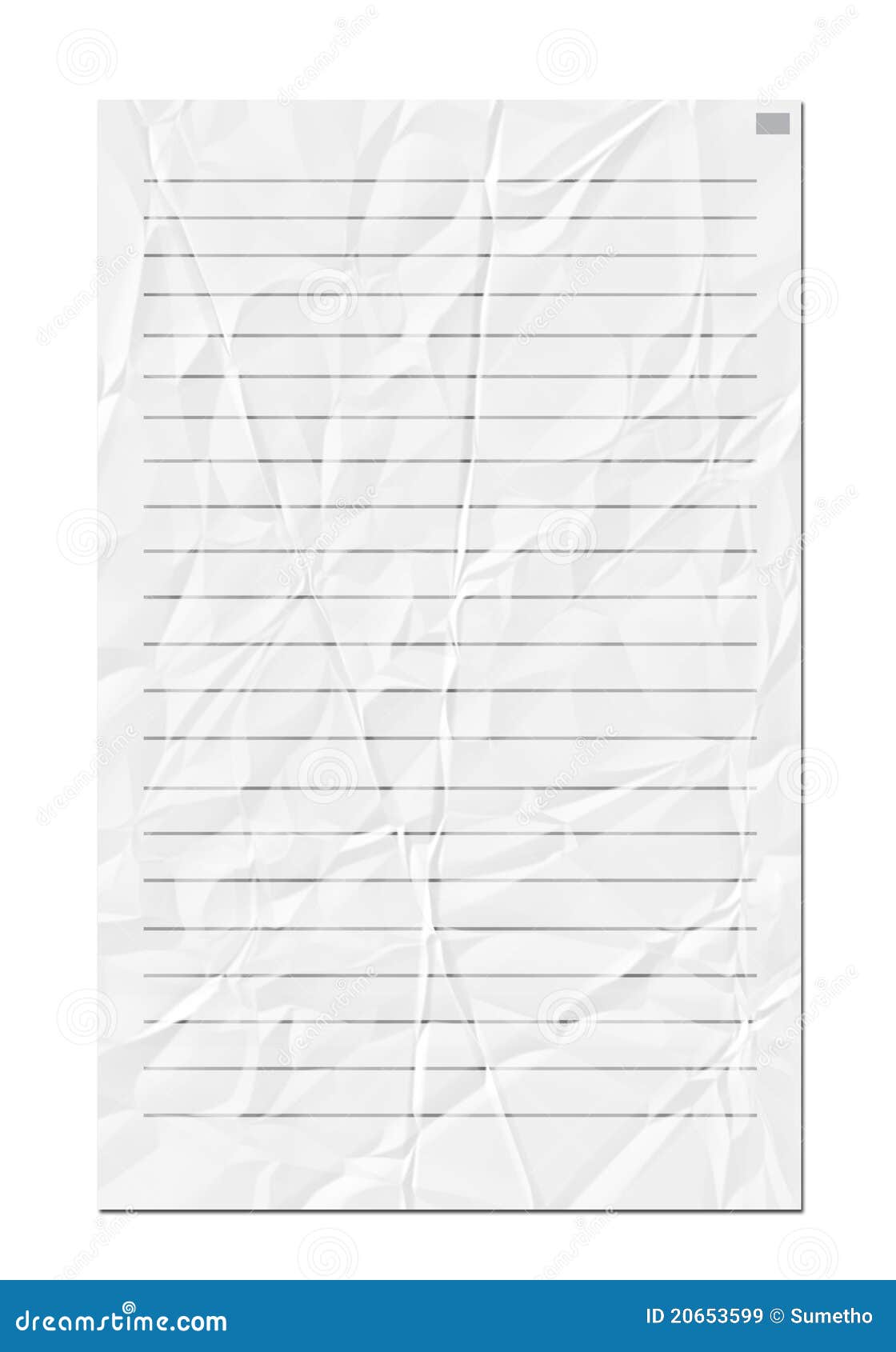 Crinkled paper stock illustration. Illustration of closeup - 20653599