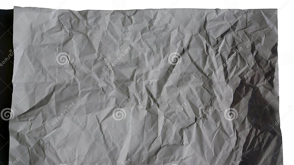 Crinkled paper stock photo. Image of note, isolated - 197133942