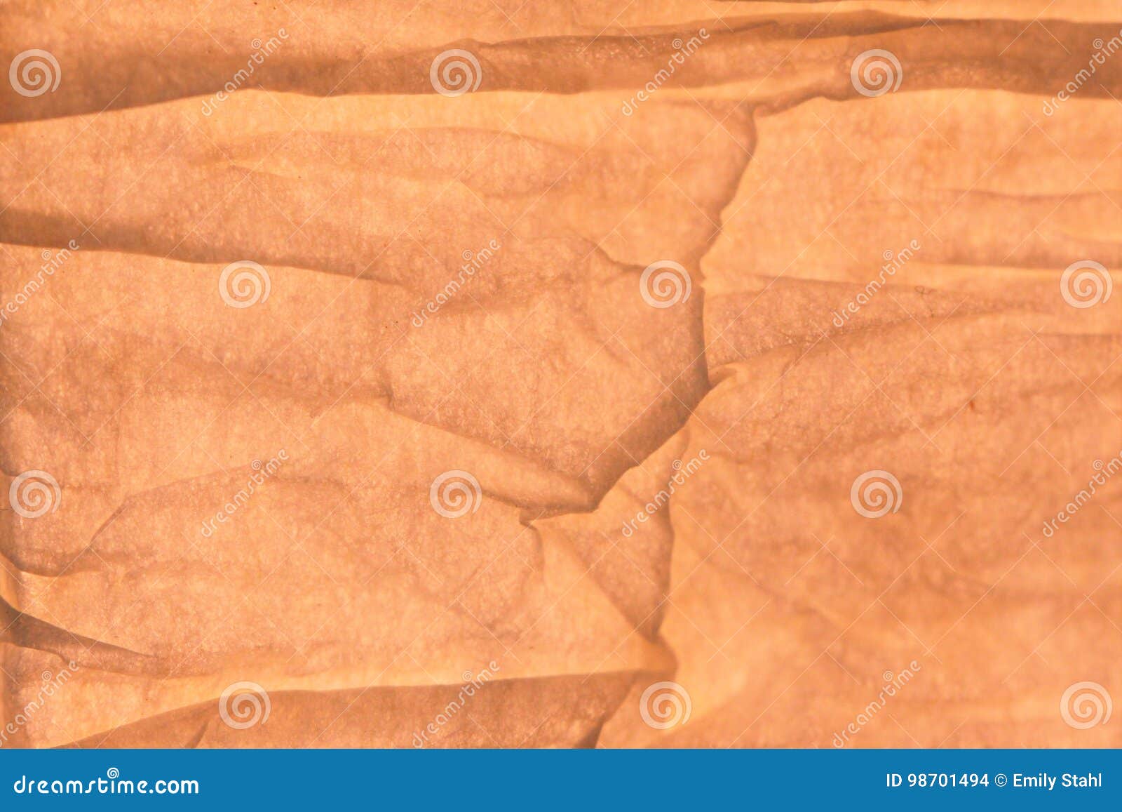 Crinkled Tan Paper Background Stock Photo - Image of textured, paper ...