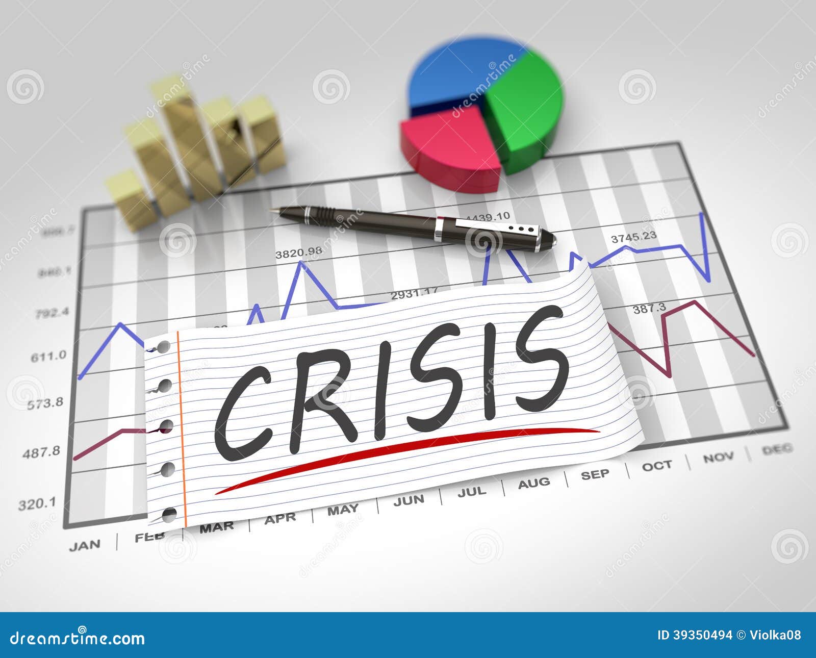 Crisis as concept stock illustration. Illustration of disaster - 39350494