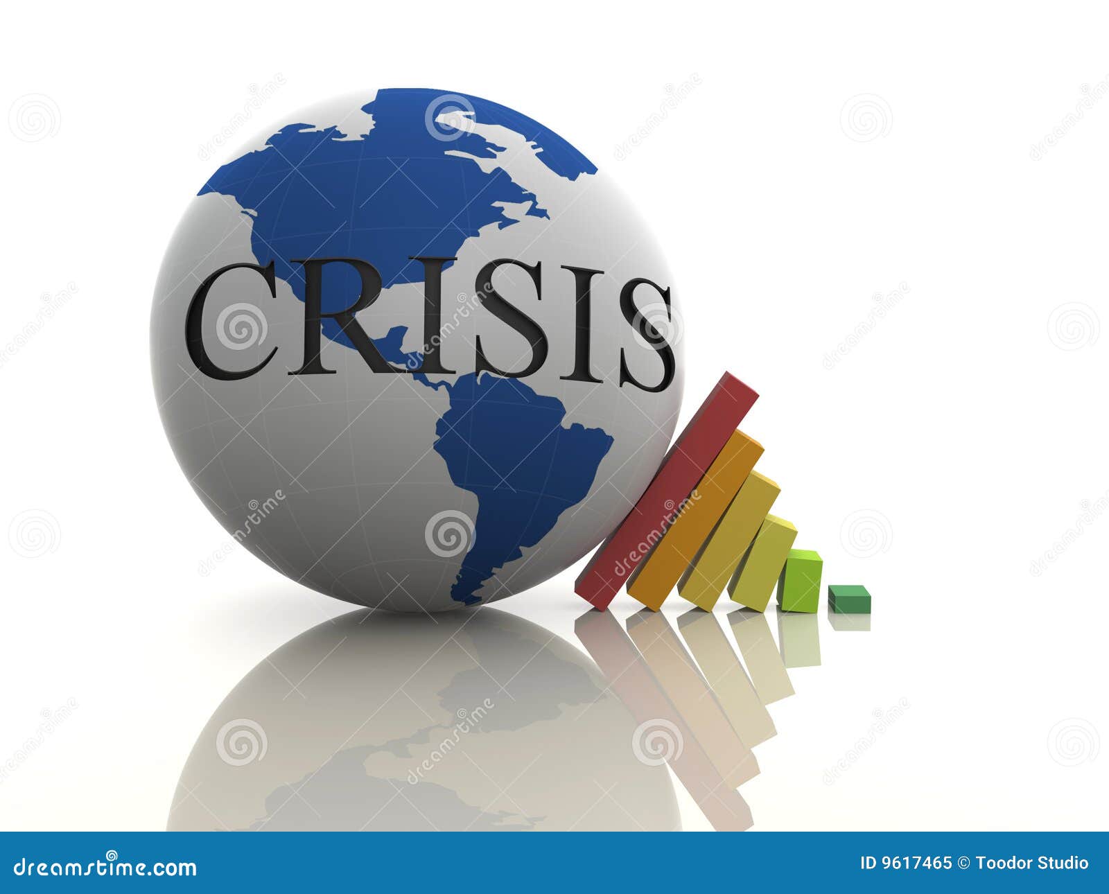 Crisis concept stock illustration. Illustration of business - 9617465