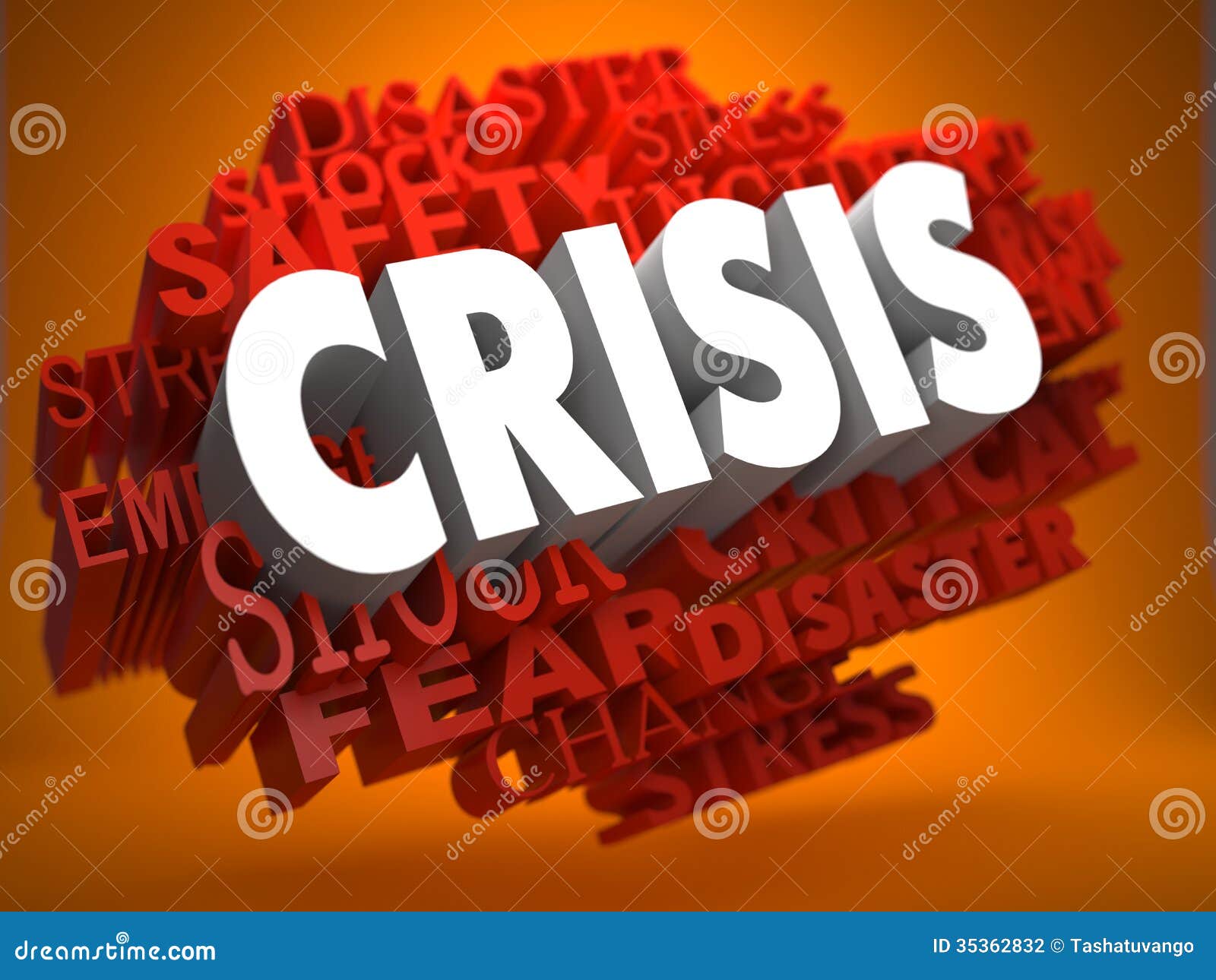 Crisis Concept. stock illustration. Illustration of control - 35362832