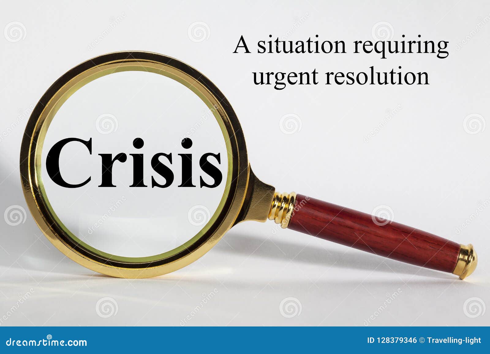 Crisis Concept in Words stock photo. Image of worrisome - 128379346