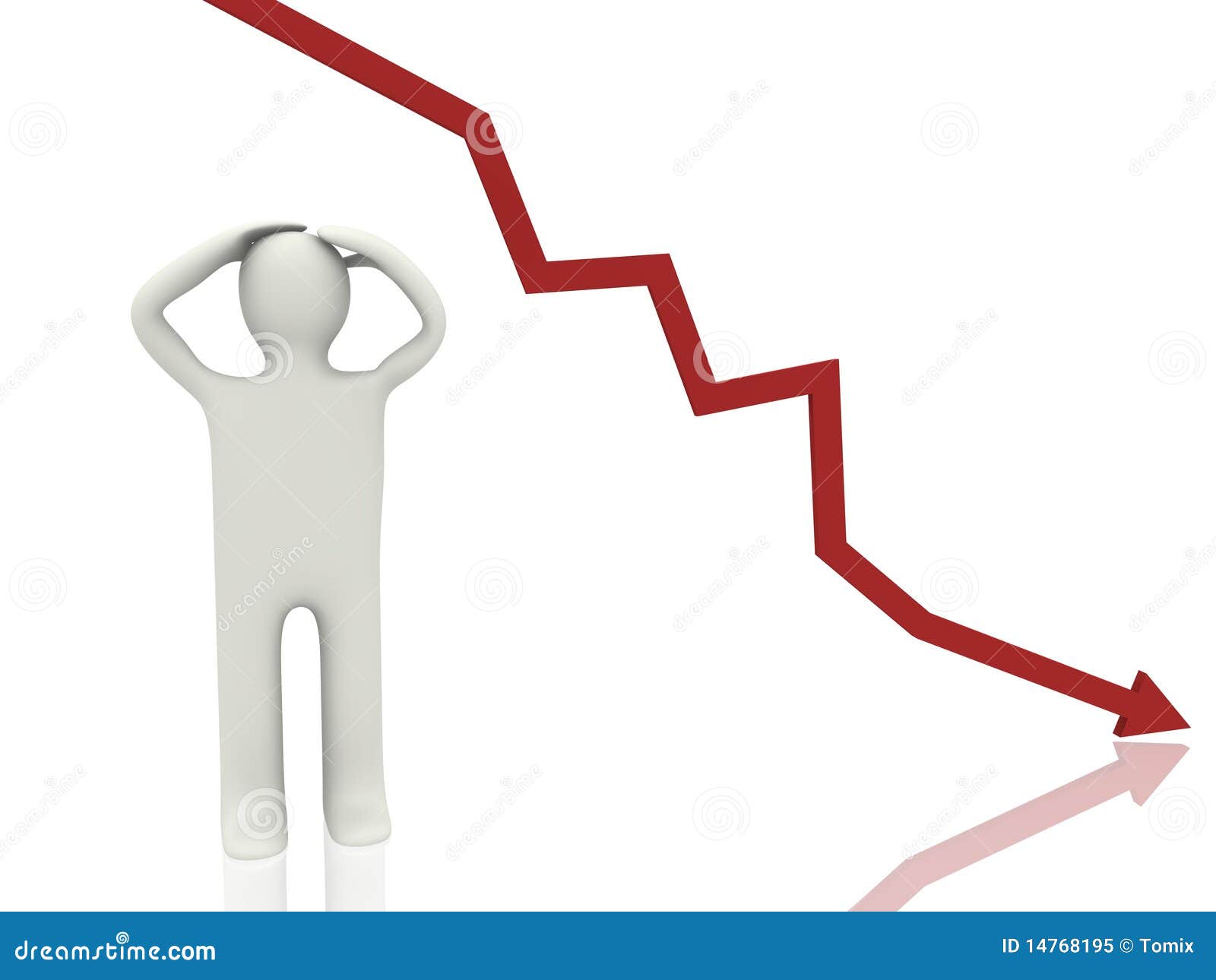 Crisis Graph Royalty-Free Stock Photography | CartoonDealer.com #14768195