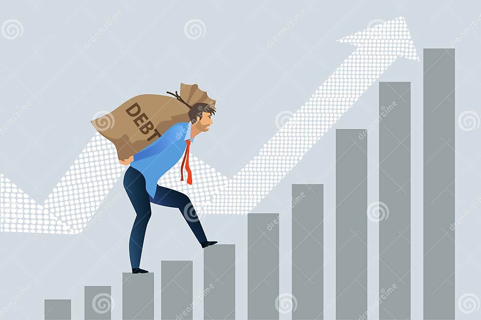 Crisis of High Burden of Consumer Debt, Client Bears a Bag of Debt ...