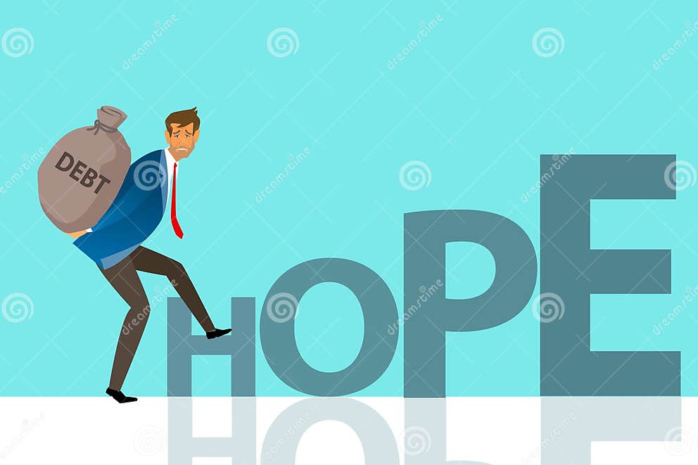 Crisis of High Burden of Consumer Debt, : Client Bears a Bag of Debt ...