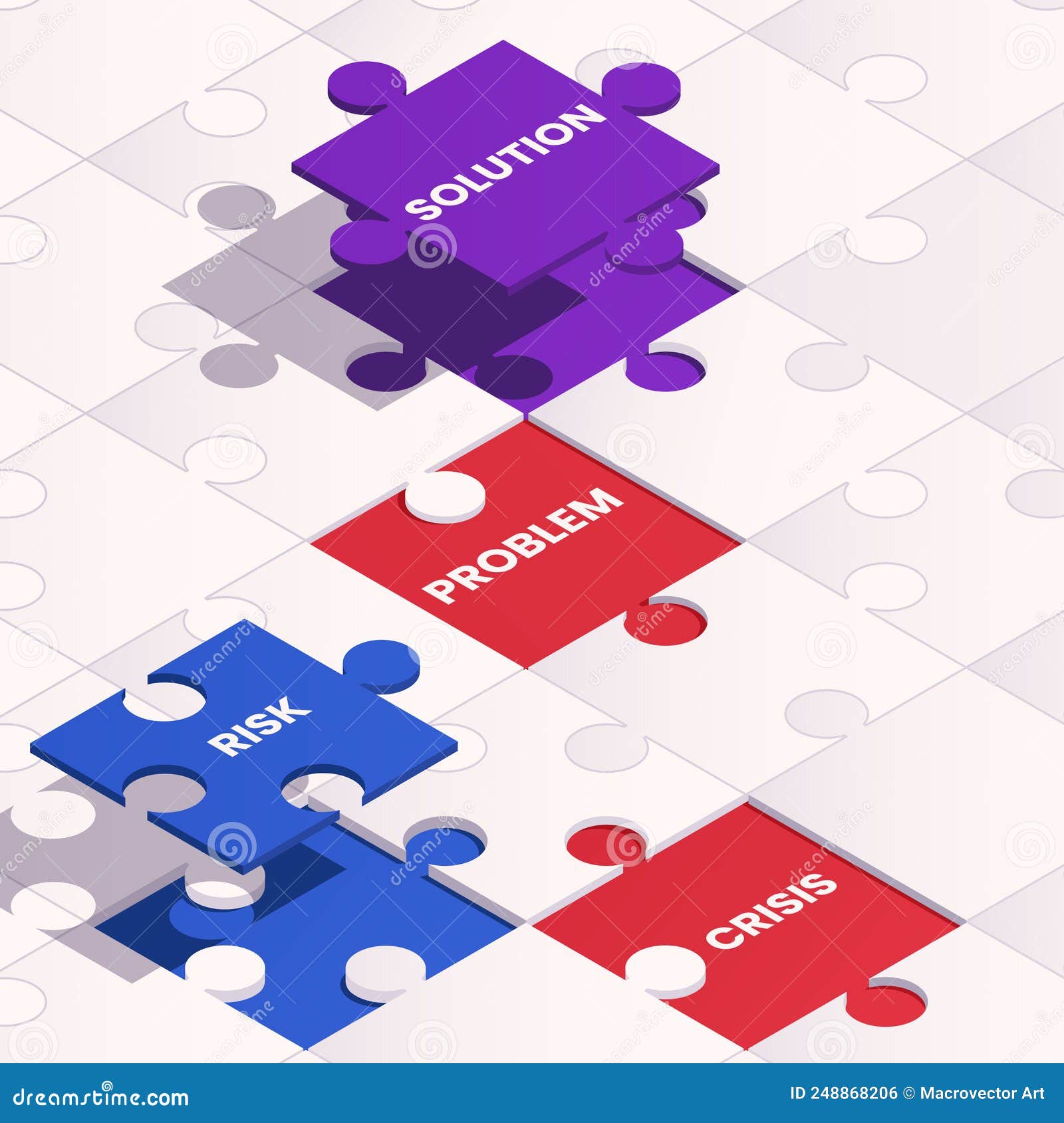 Crisis Management Concept stock vector. Illustration of game - 248868206