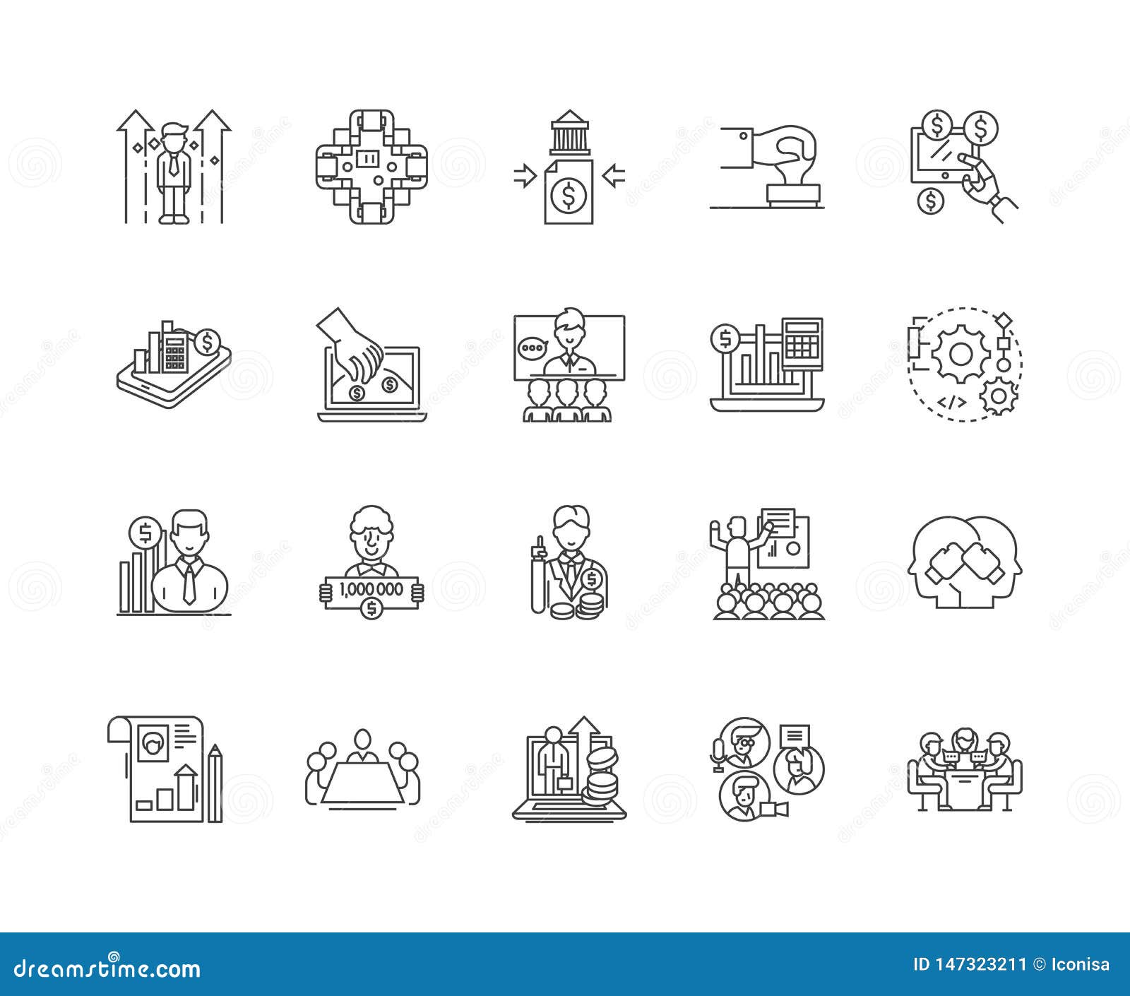 Crisis Management Line Icons, Signs, Vector Set, Outline Illustration ... Crisis Management Line Icons, Signs, Vector Set, Outline Illustration ...