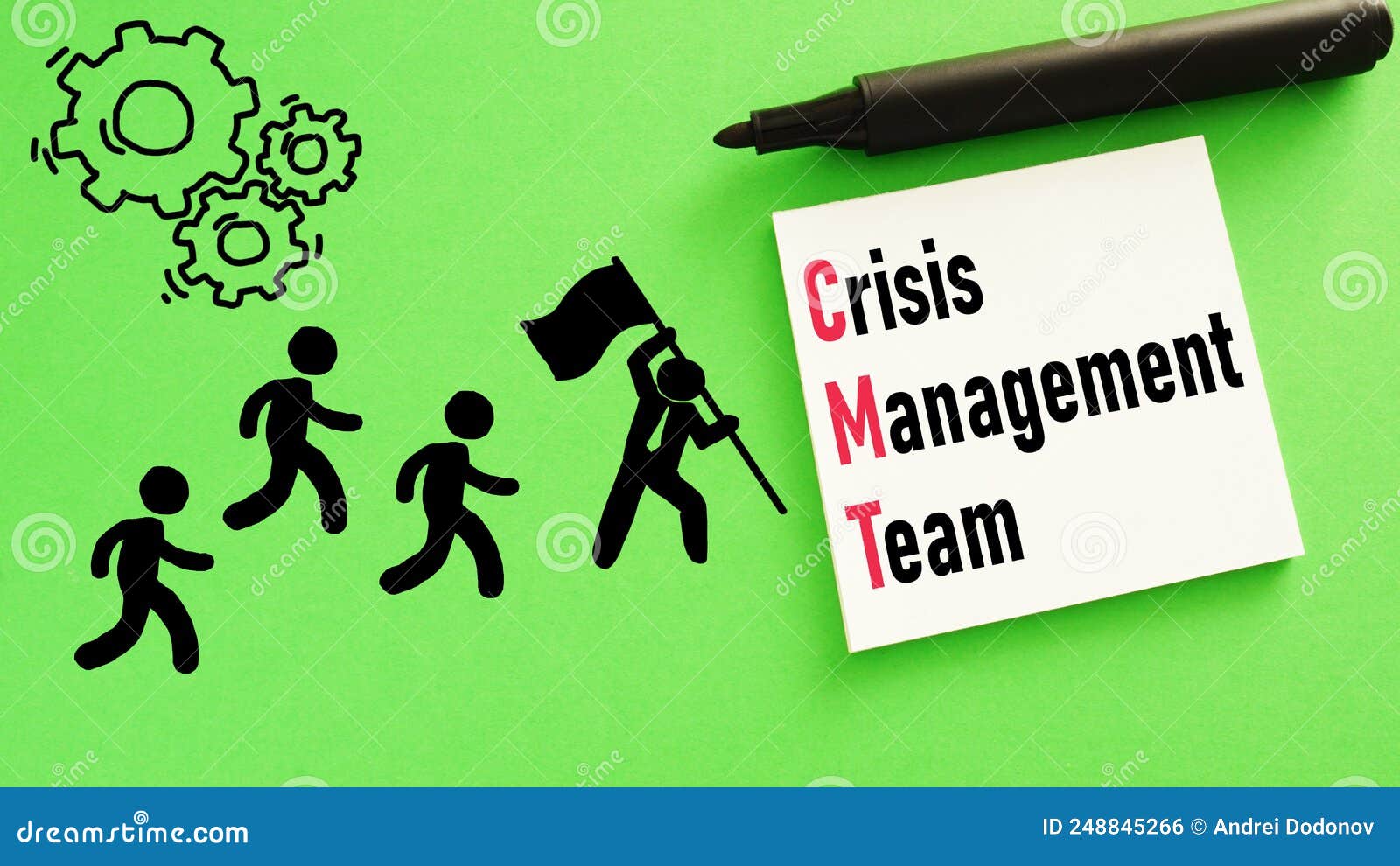 Crisis Management Team CMT is Shown Using the Text Stock Photo - Image ...