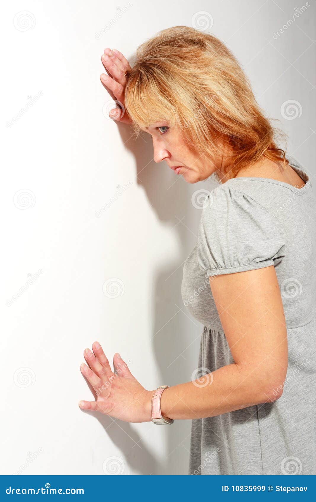 Crisis. Stressed lady. stock image. Image of color, beautiful - 10835999