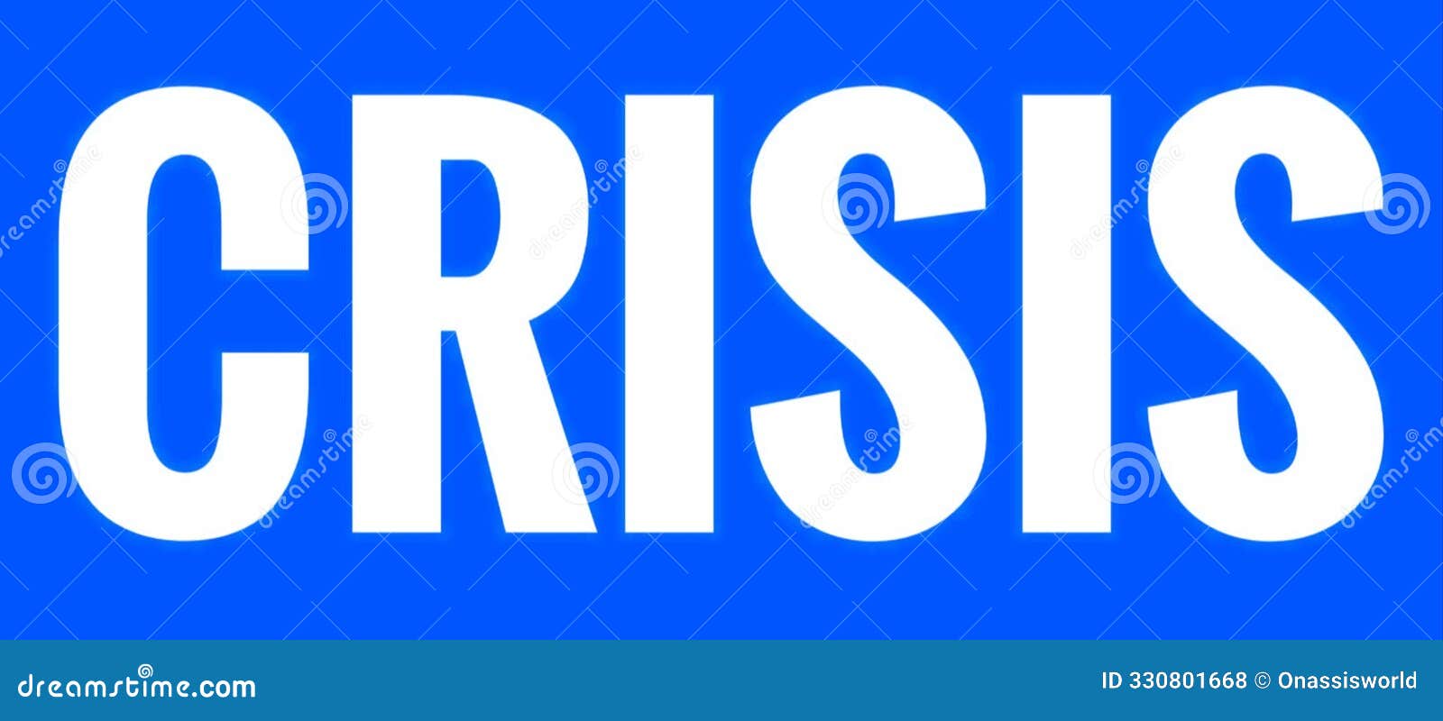CRISIS Text Abstract Illustration Header Background Label Stock ...