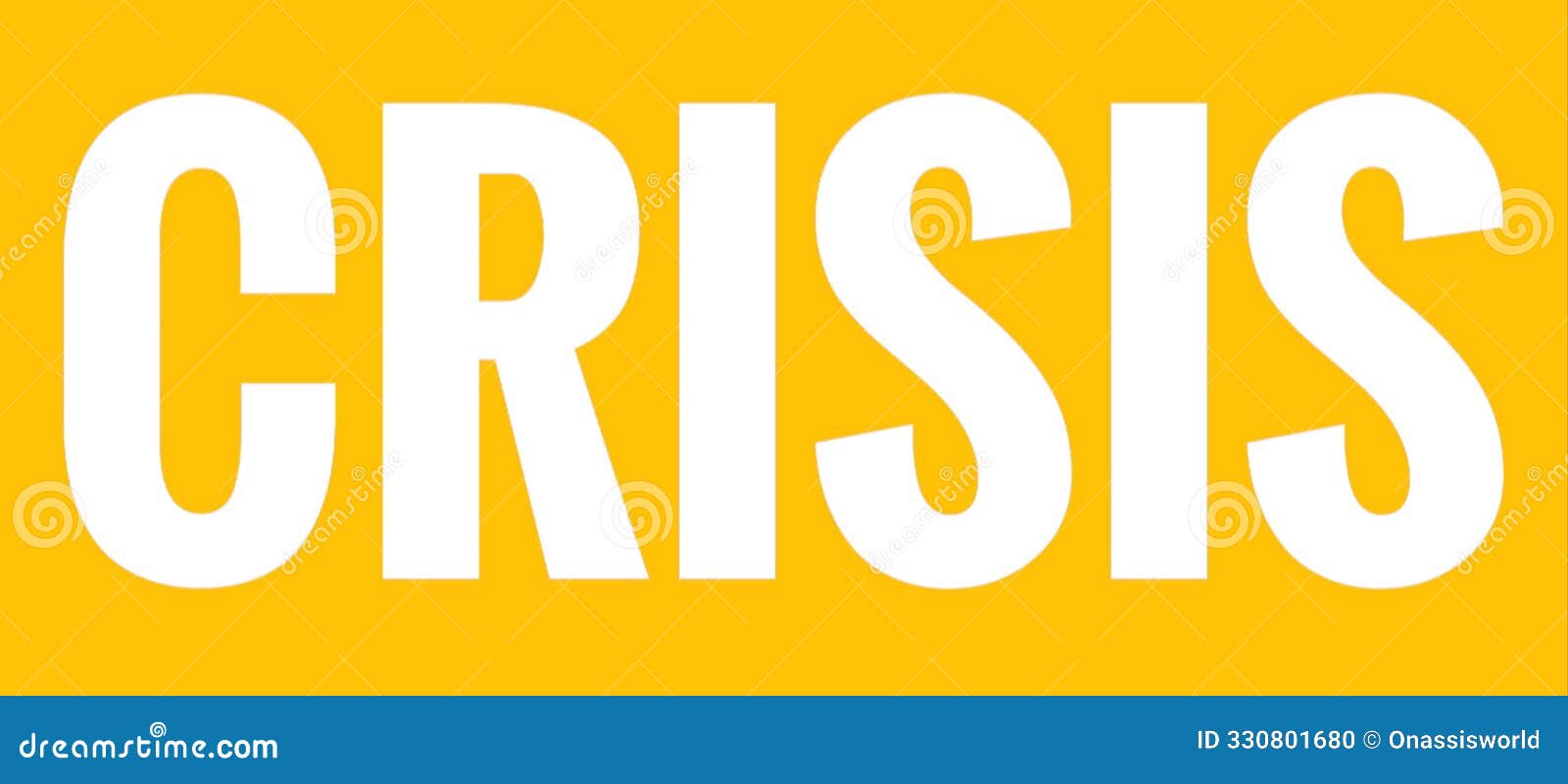 CRISIS Text Abstract Illustration Header Background Label Stock ...