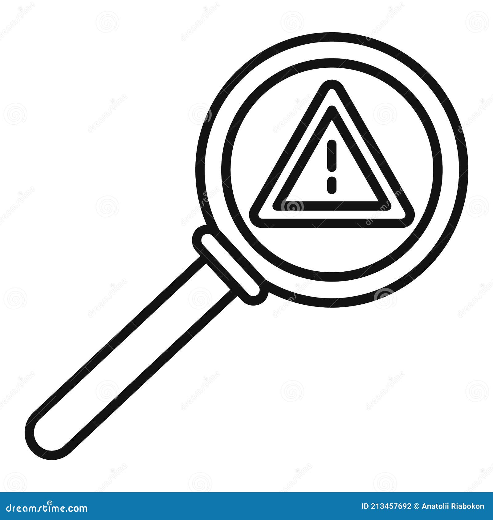 Crisis Warning Icon, Outline Style Stock Vector - Illustration of icon ...