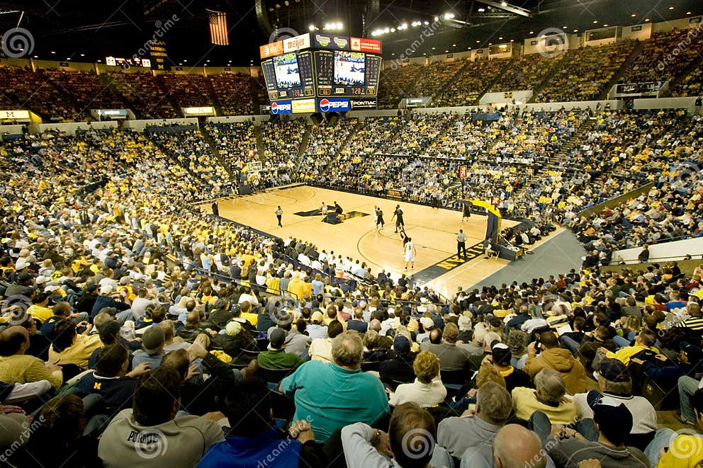 Crisler Arena editorial stock image. Image of detroit - 37544639