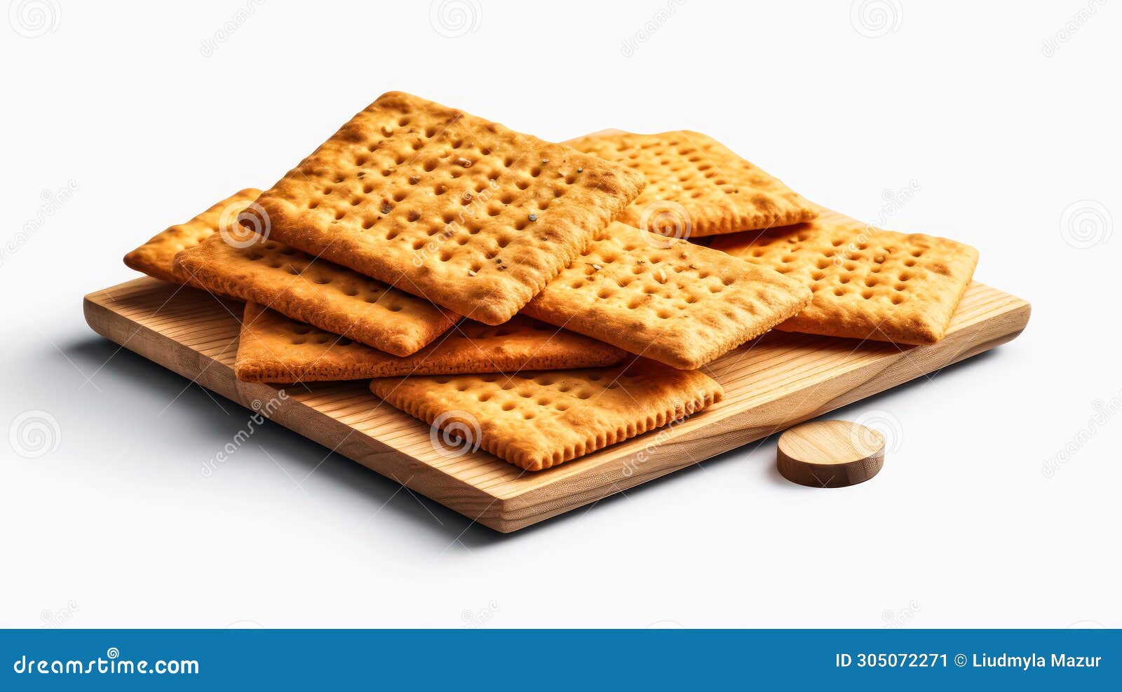 A Crisp Array Of Saltine Crackers, Neatly Arranged Against A Clean ...