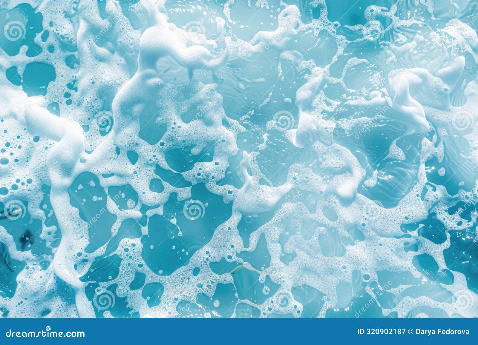 Crisp Blue Soap Suds and Bubbles Texture Background Stock Image - Image ...