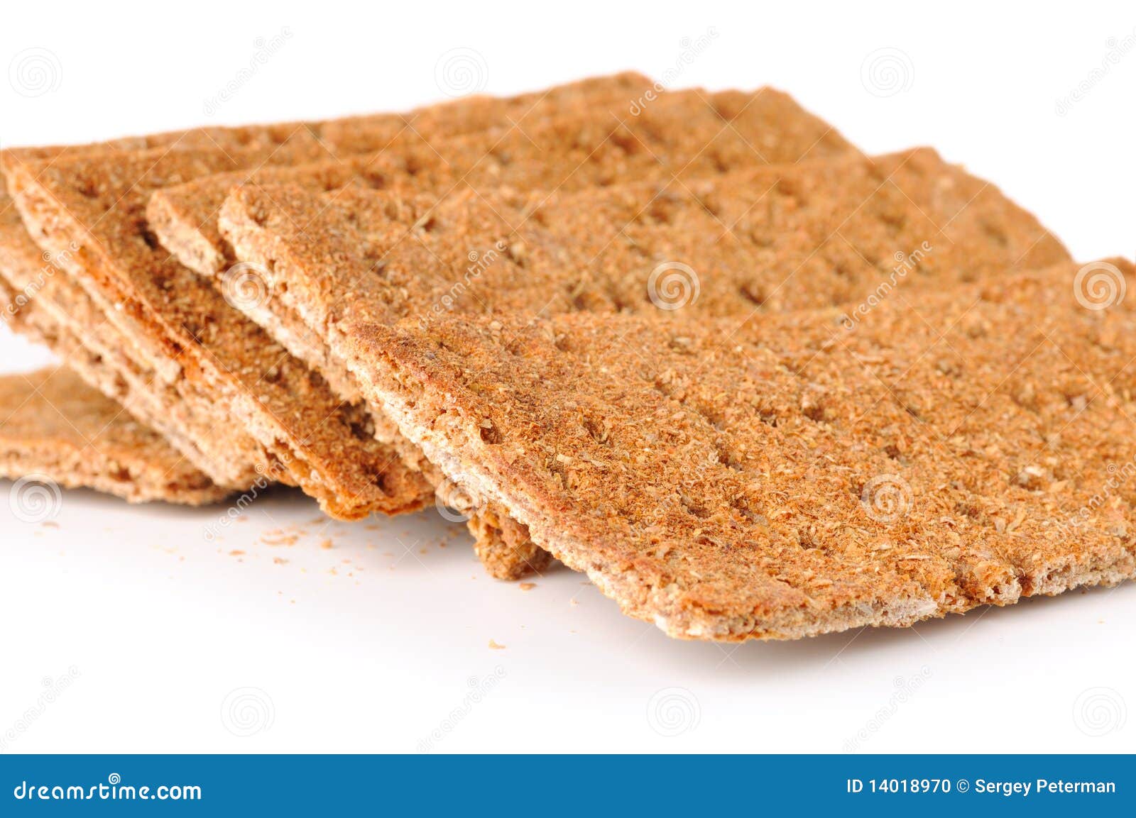 Crisp bread macro stock photo. Image of loaf, meal, detail - 14018970