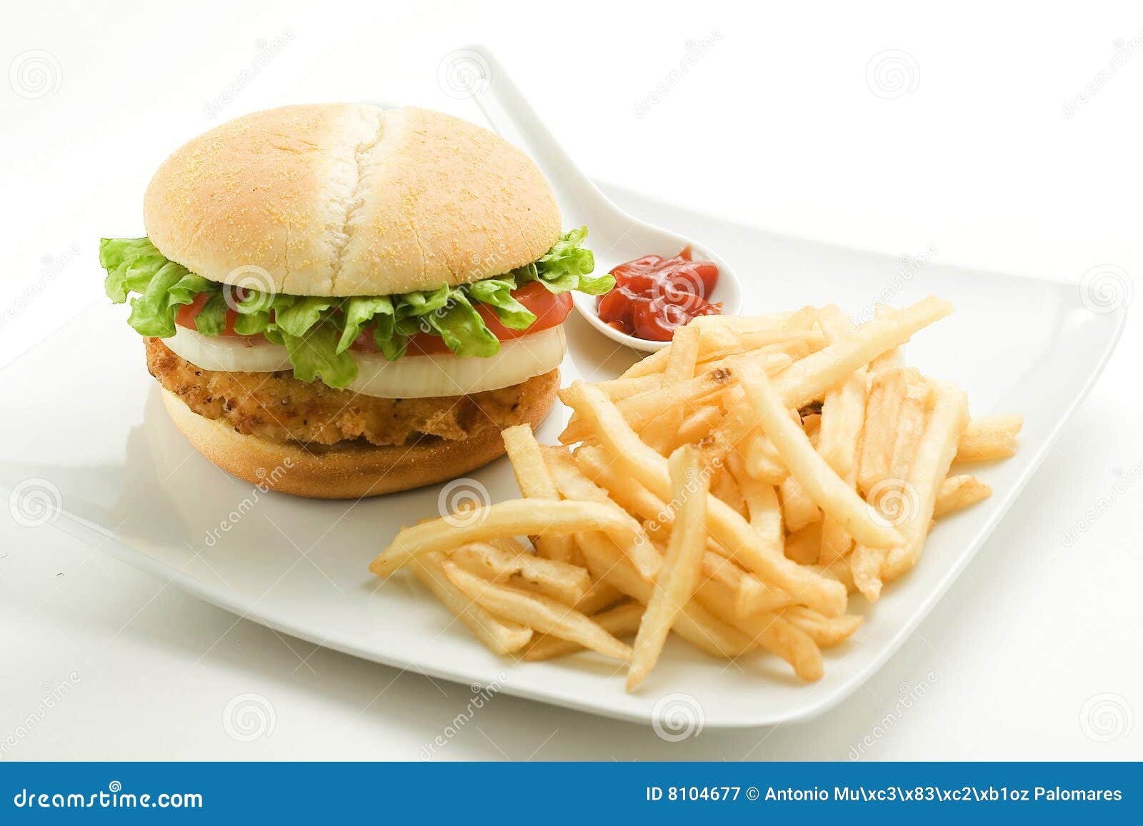Crisp Chicken Burger Tomato Onion Cheese Lettuce Royalty-Free Stock ... Crisp Chicken Burger Tomato Onion Cheese Lettuce Royalty-Free Stock ...