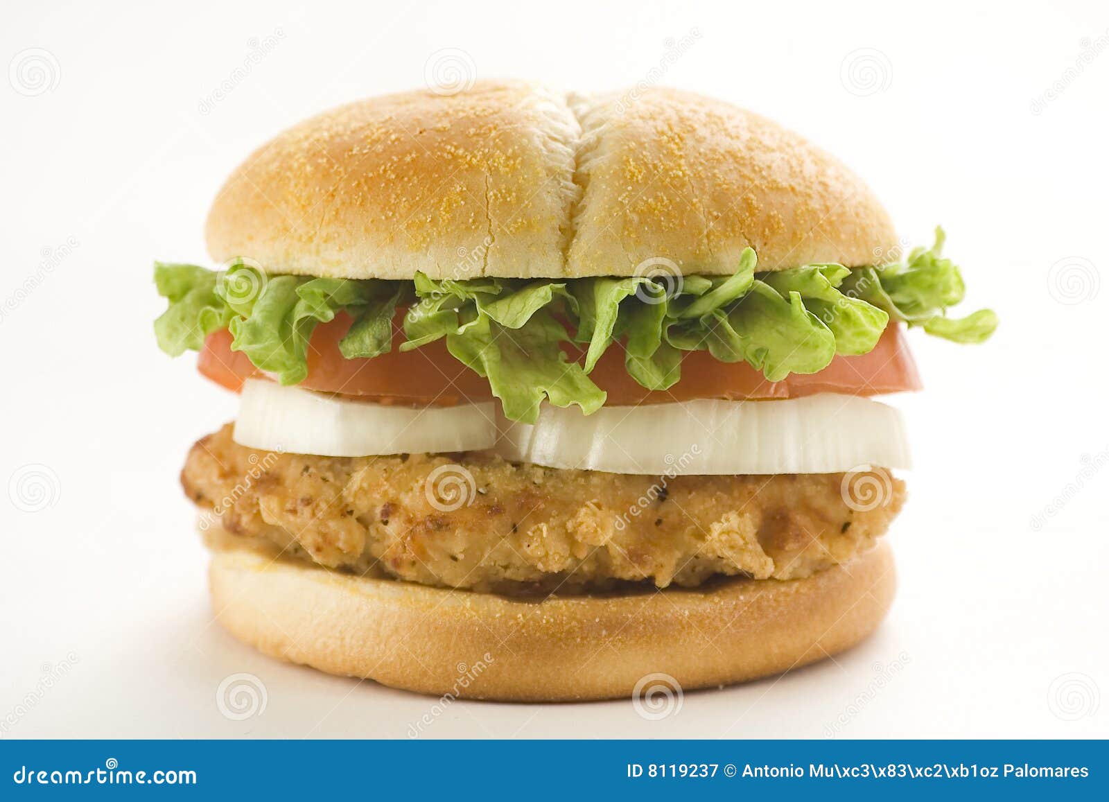 Crisp Chicken Burger Tomato Onion Cheese Lettuce Royalty-Free Stock ... Crisp Chicken Burger Tomato Onion Cheese Lettuce Royalty-Free Stock ...