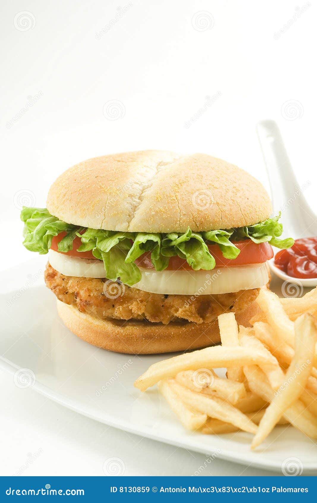 Crisp Chicken Burger Tomato Onion Cheese Lettuce Royalty-Free Stock ... Crisp Chicken Burger Tomato Onion Cheese Lettuce Royalty-Free Stock ...