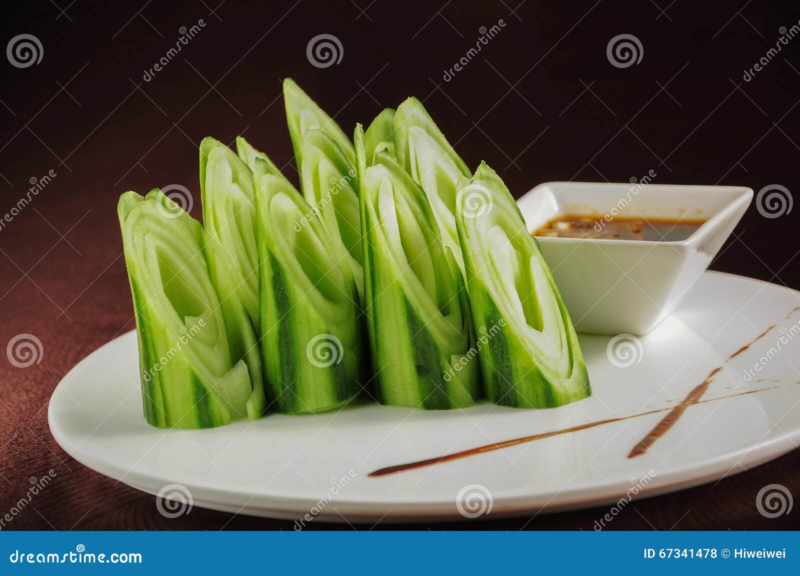 Crisp cucumber roll stock photo. Image of china, crisp - 67341478