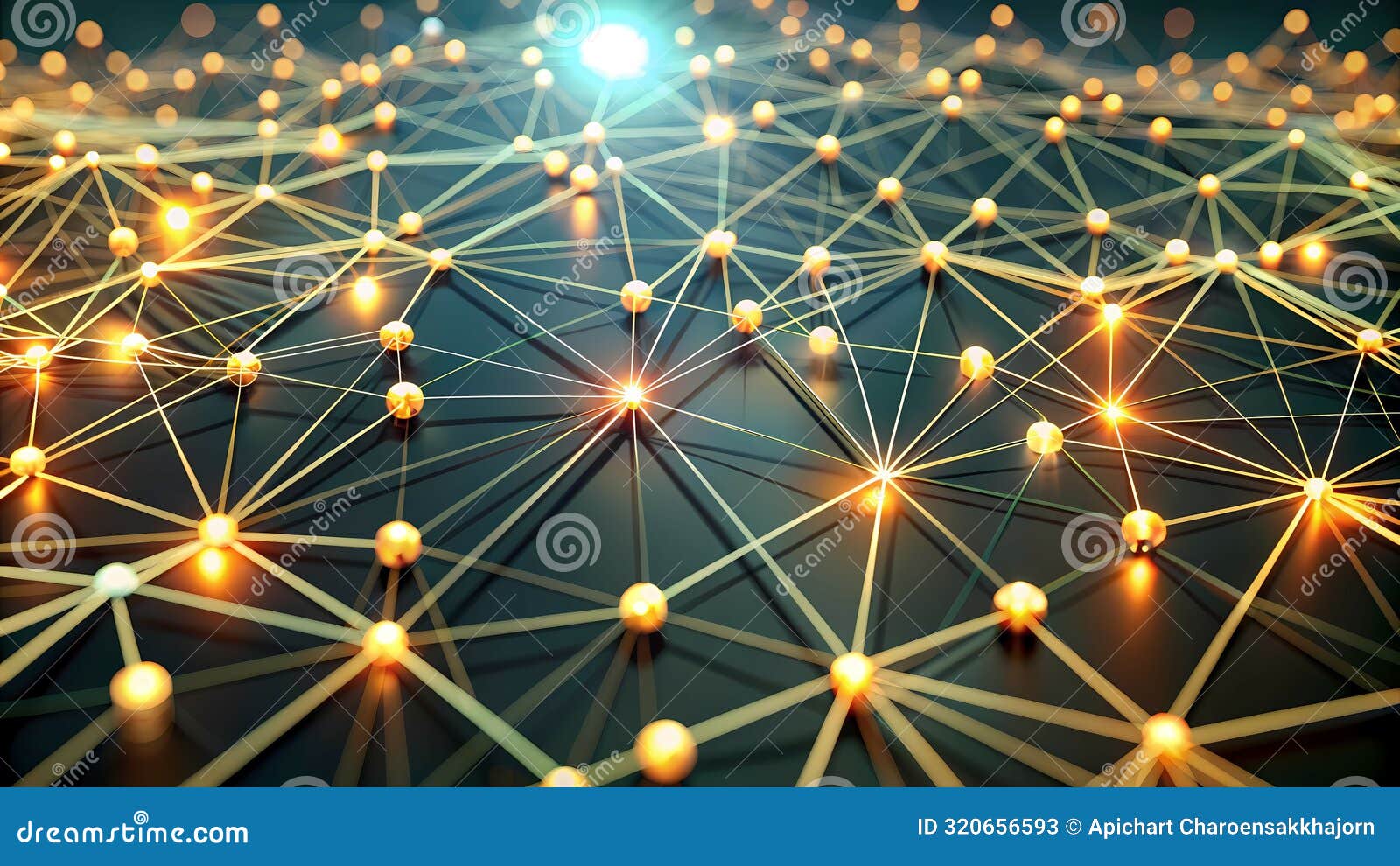 Crisp Details Reveal a World Unlike Our Own. Glowing Nodes and Lines ... Crisp Details Reveal a World Unlike Our Own. Glowing Nodes and Lines ...
