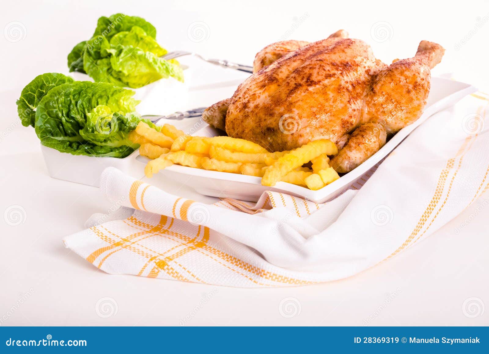 Crisp golden roast chicken stock image. Image of food - 28369319