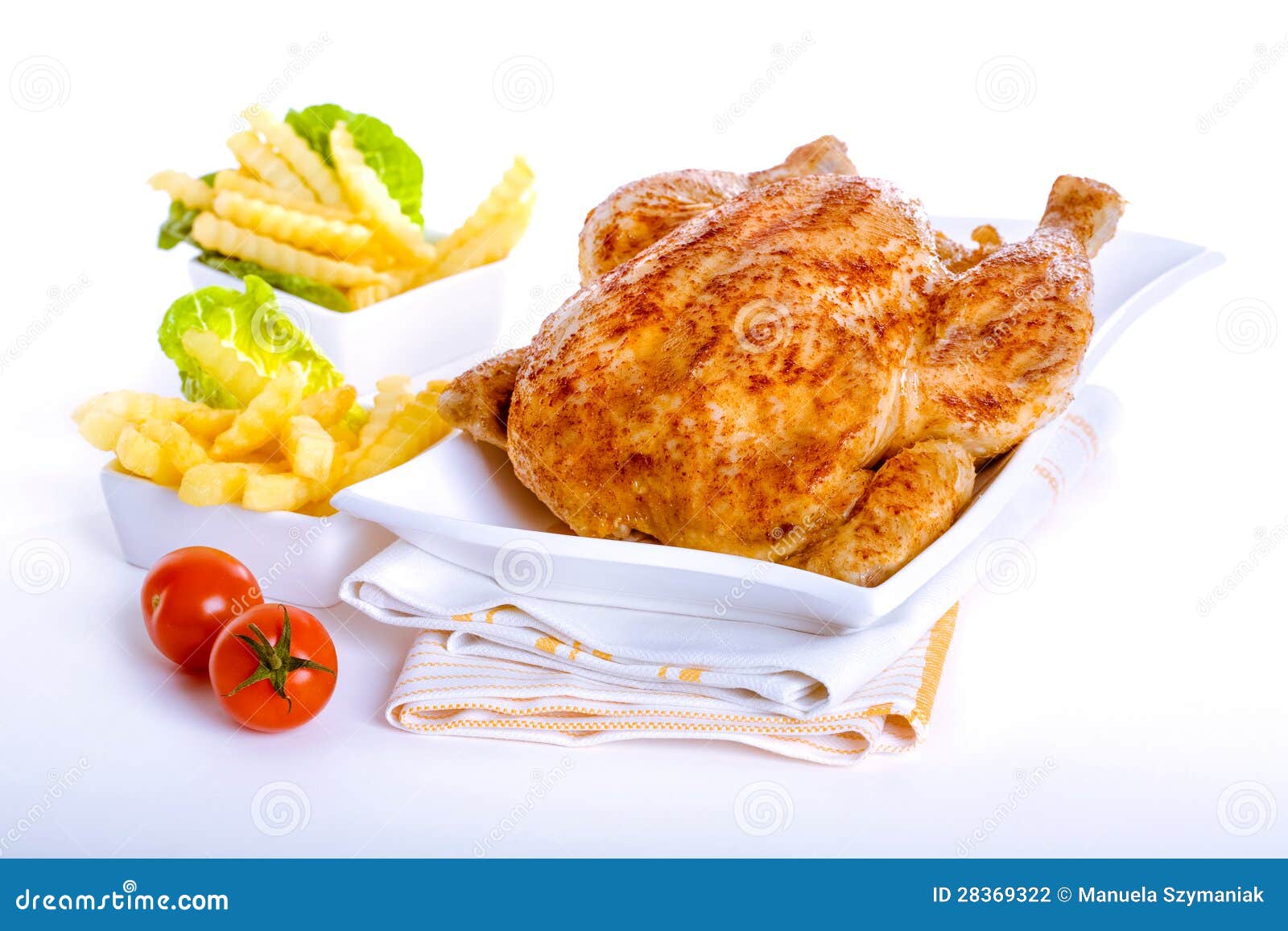 Crisp golden roast chicken stock photo. Image of delicious - 28369322