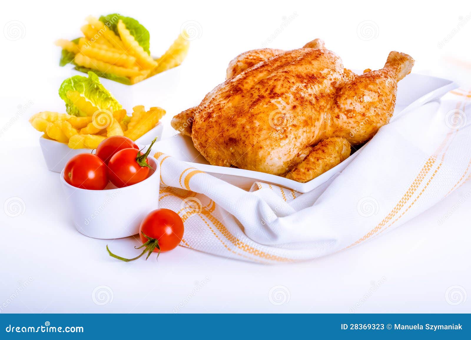 Crisp golden roast chicken stock image. Image of grilled - 28369323