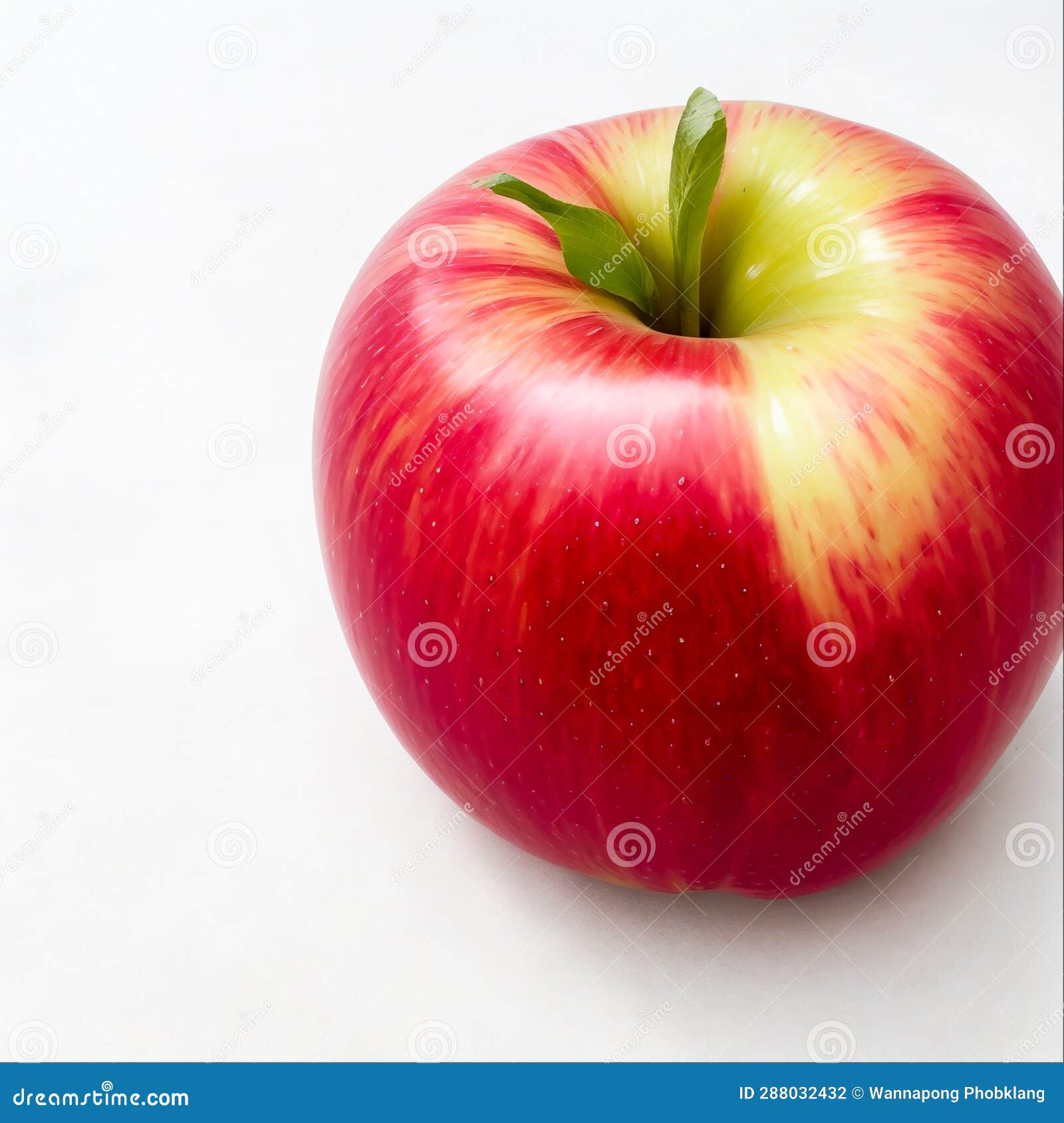 Crisp Red Apple a Fresh Studio Shot Showcasing the Beauty, Generative ...