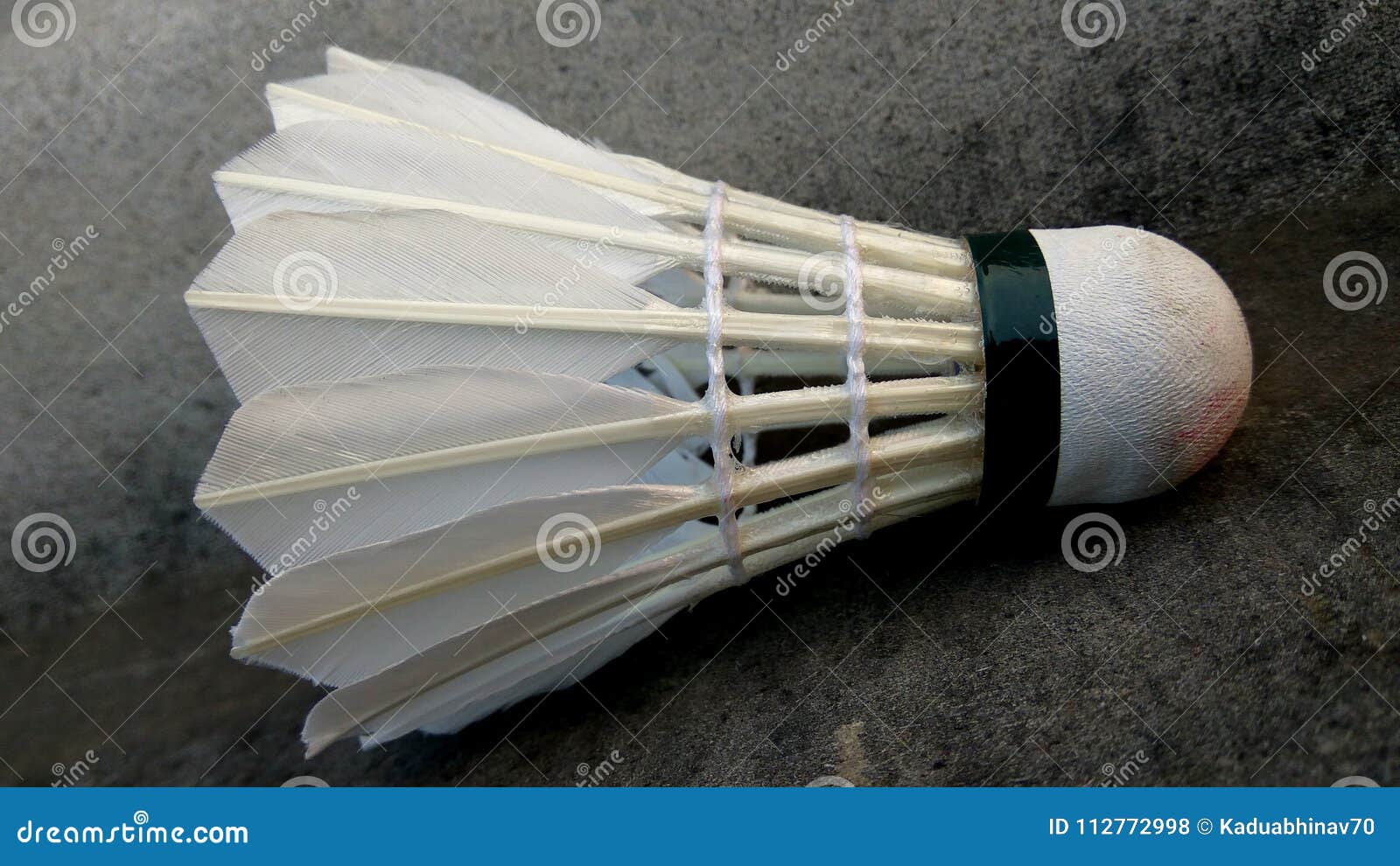 Crisp White Shuttlecock stock photo. Image of crisp - 112772998