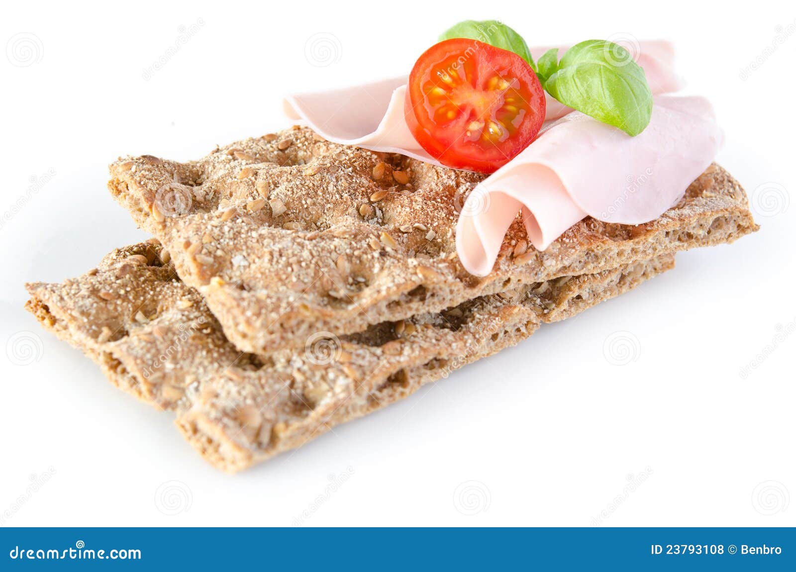 Crispbread stock photo. Image of tomato, grain, diet - 23793108