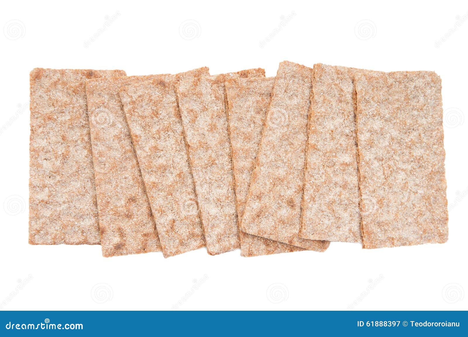 Crispbread slices stock image. Image of decor, crackers - 61888397