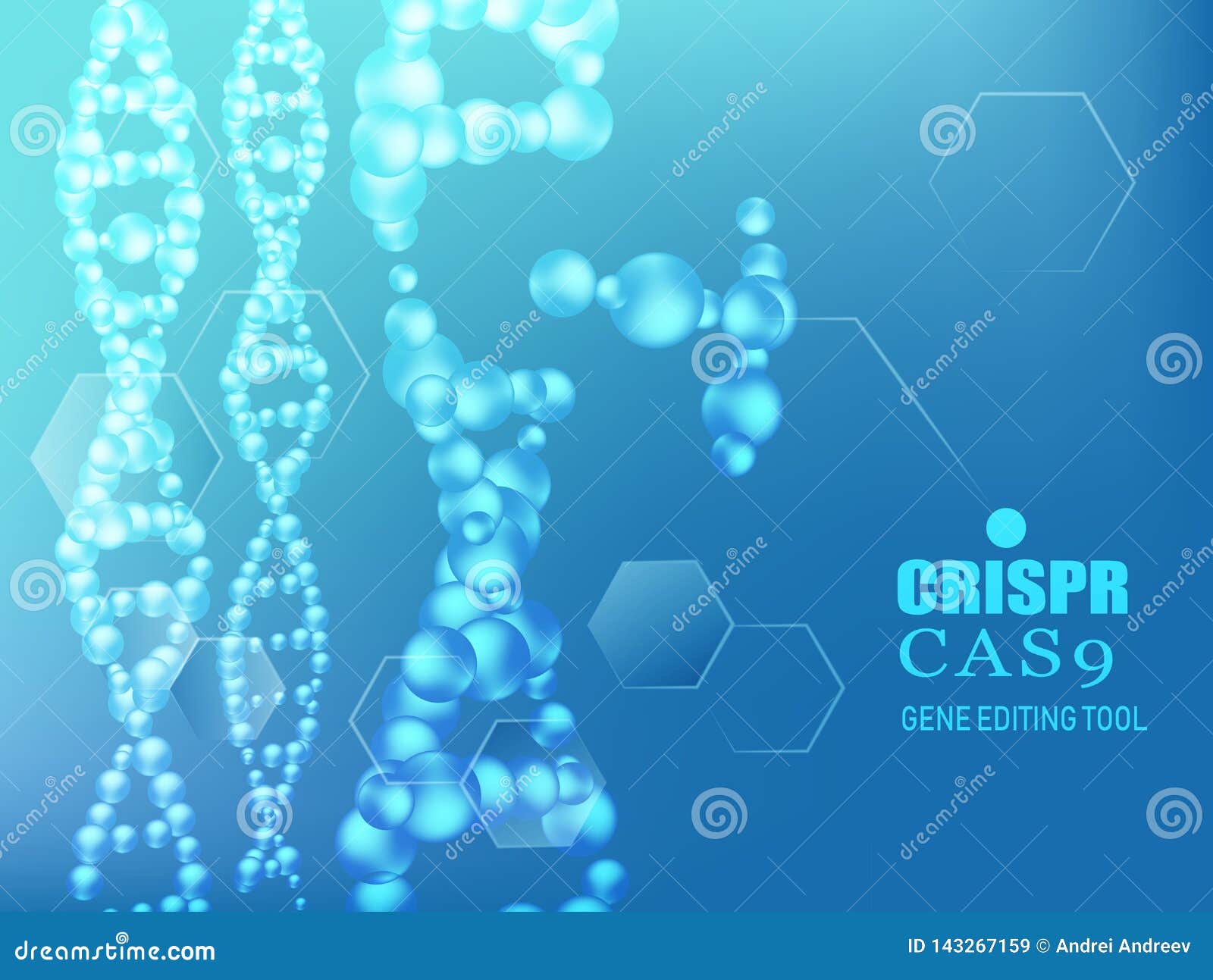 CRISPR CAS9 Gene Editing Tool Background Stock Illustration ...