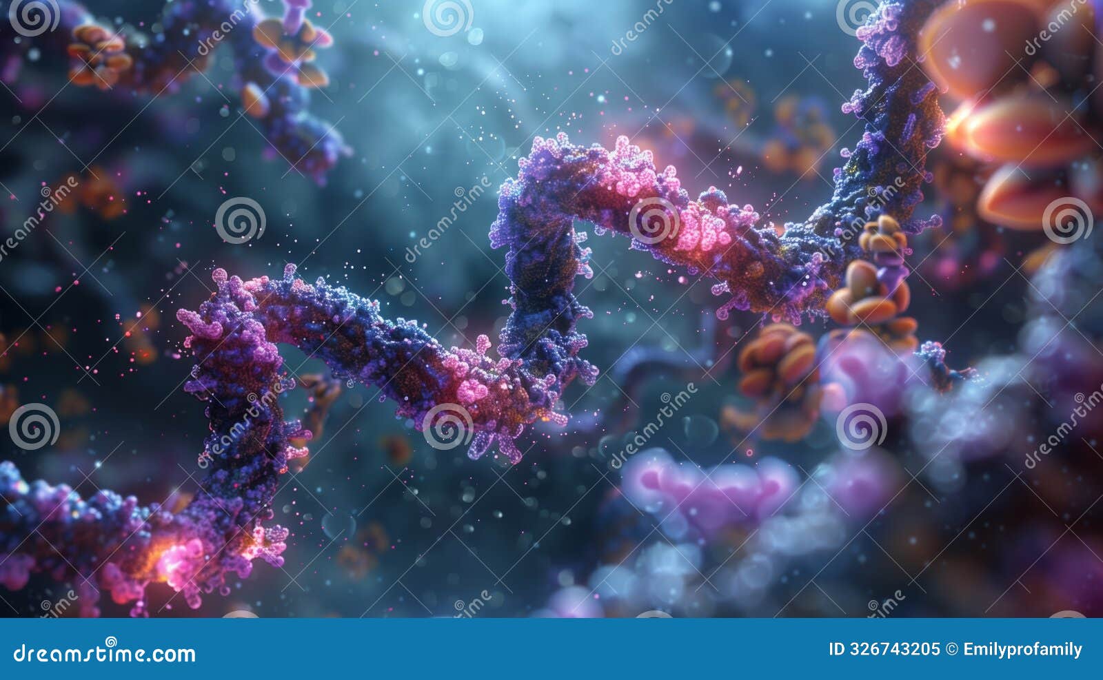 CRISPR Cas9 Mechanism Visualization Stock Image - Image of ...