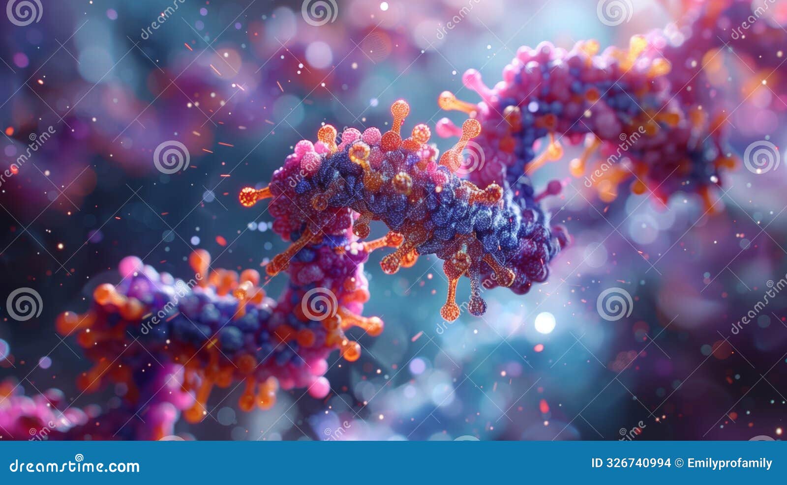 CRISPR Cas Protein Complex stock illustration. Illustration of ...