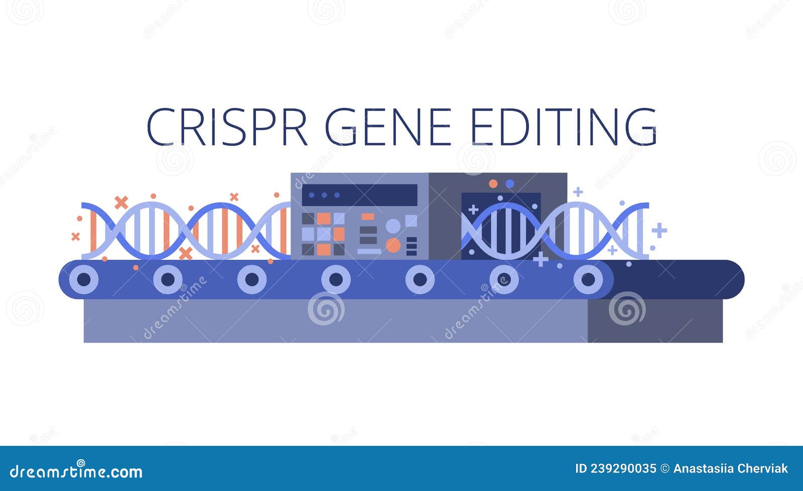 Crispr Dna Concept, Baby Genetics Modification. Biochemistry And ...