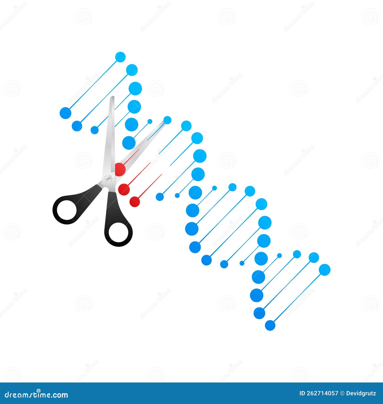 Crispr Gene Editing Tool Genetic Engineering Vector Stock