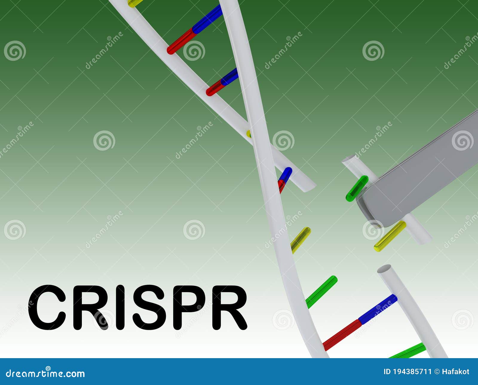 CRISPR - genetic concept stock illustration. Illustration of modify ...
